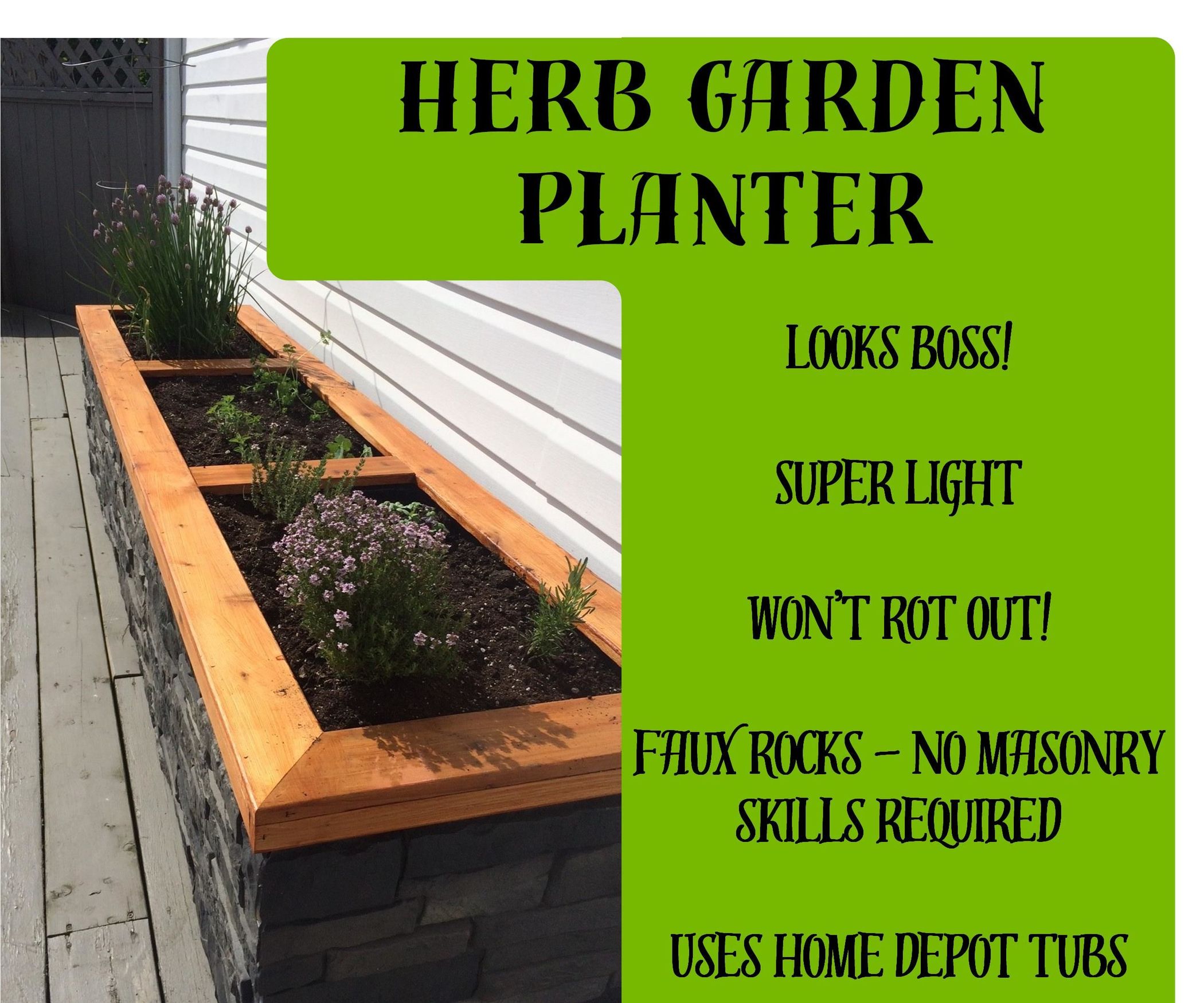 Herb Garden Planter : 11 Steps (with Pictures) - Instructables