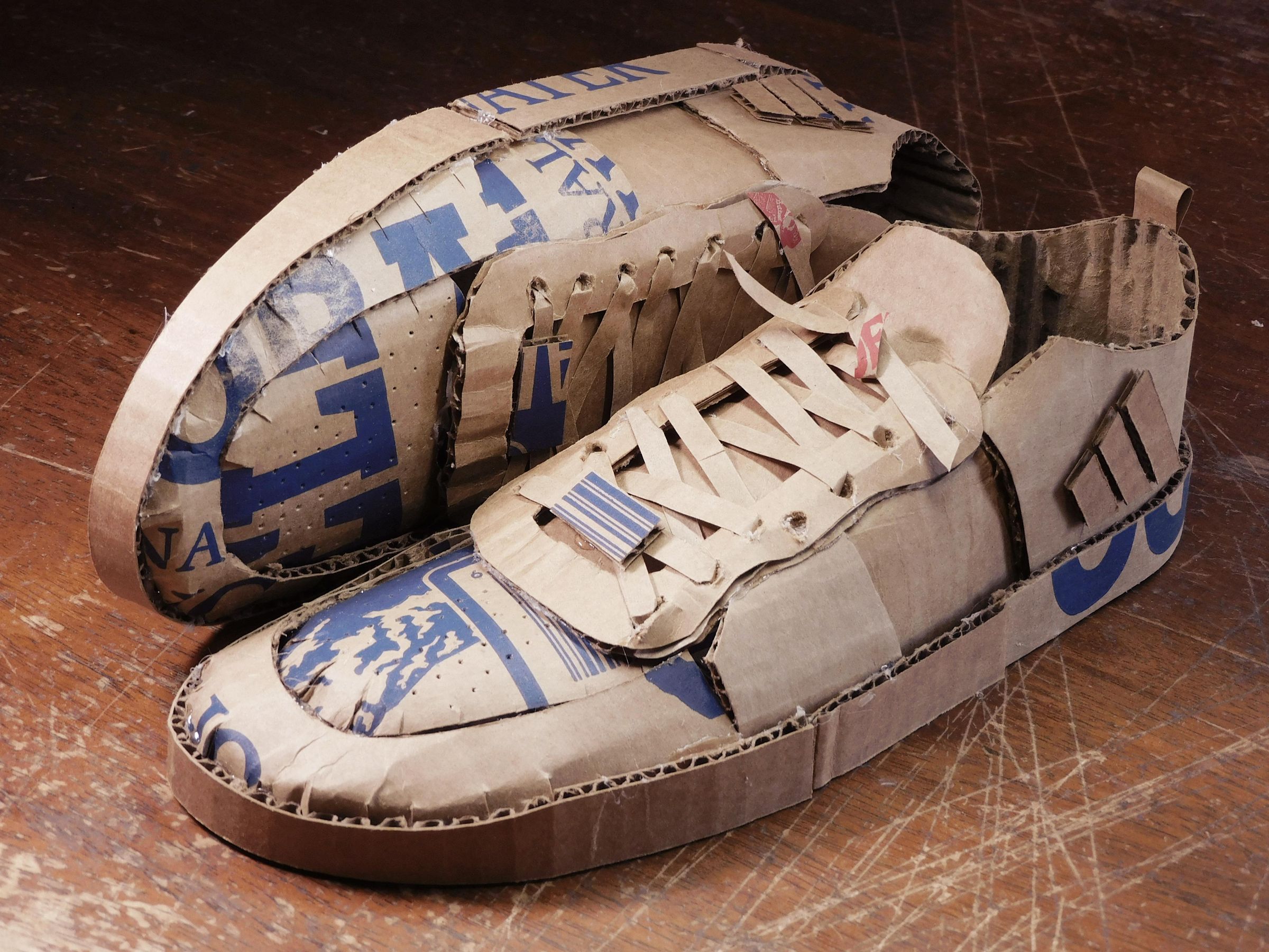 How to Make a Cardboard Shoe Advanced Version!!! : 8 Steps (with ...