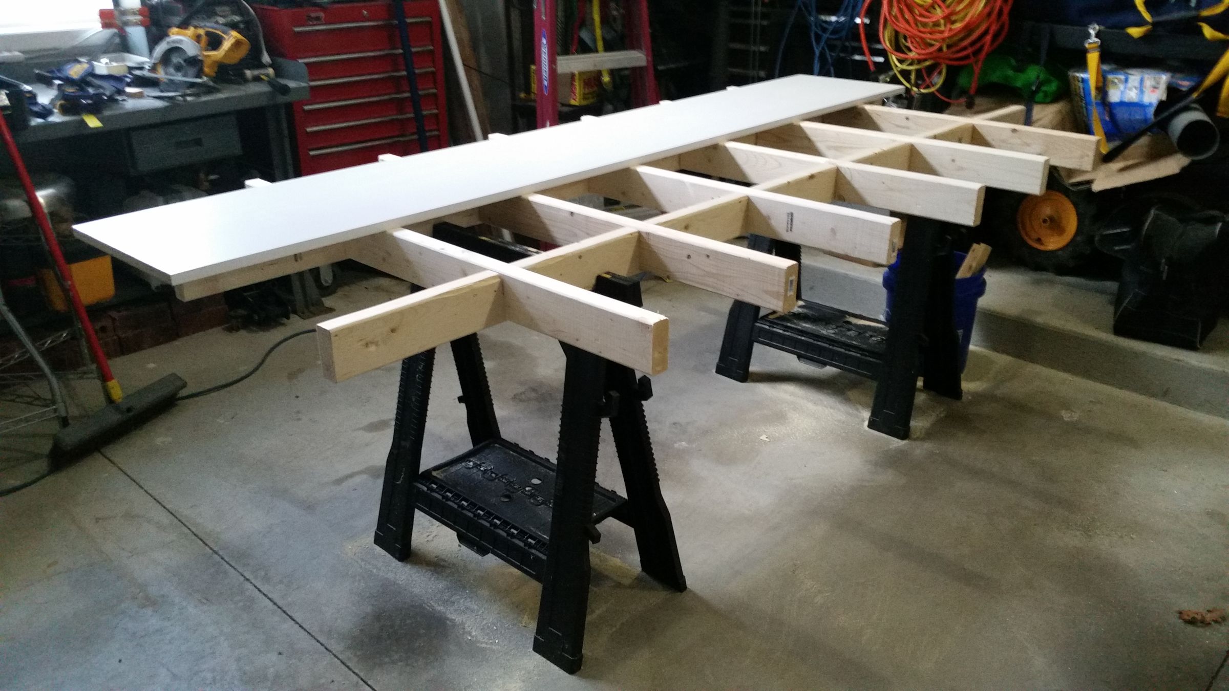 Simple Plywood Cutting Table / Work Table (Updated) : 6 Steps (with ...