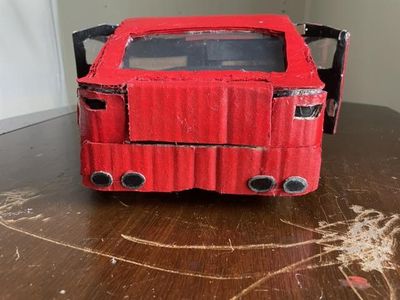 How to Make Cardboard Kia Stinger Inspired Model Car : 17 Steps (with ...