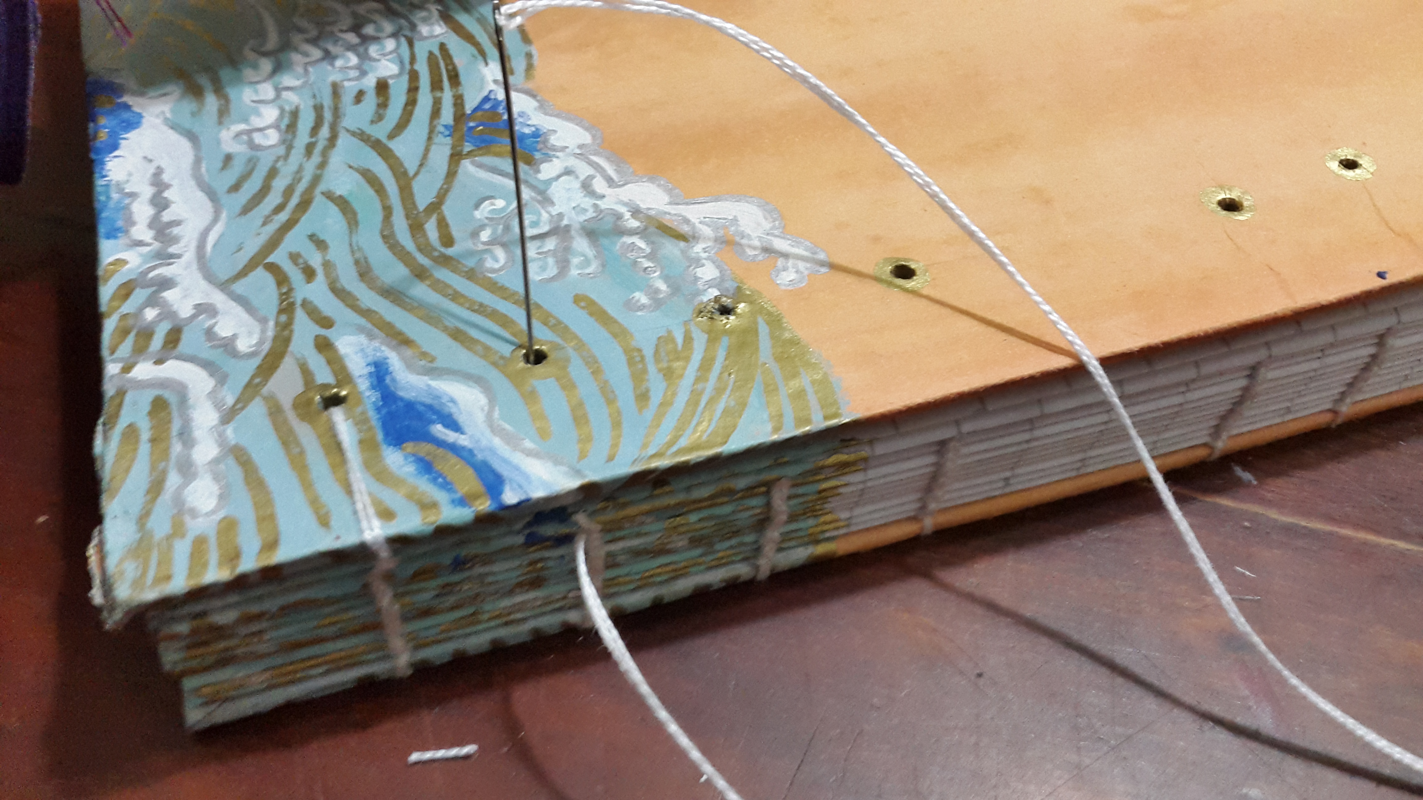 DIY Coptic Stitch Bound Notebook : 9 Steps (with Pictures) - Instructables