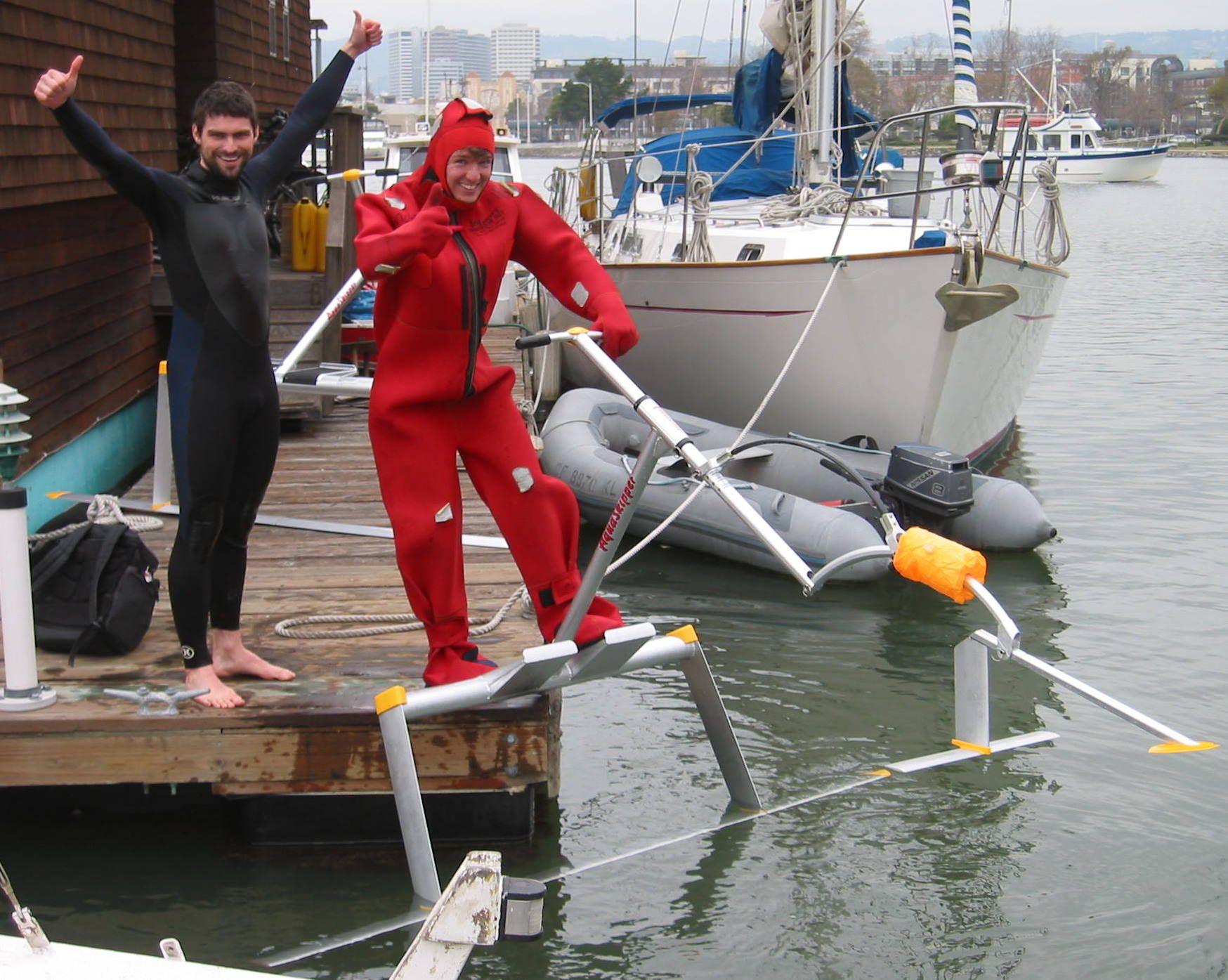 How to "Fly" a Human Powered Hydrofoil - the "Aquaskipper" : 8 Steps ...