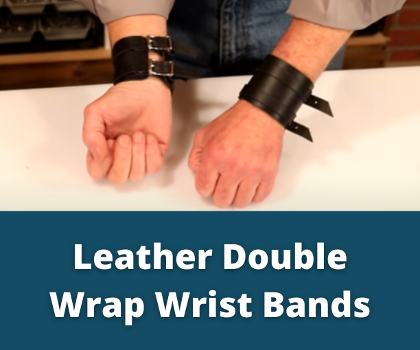 Leather Double Wrap Wristbands : 16 Steps - Instructables
