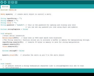 Arduino & Android Based Bluetooth Control Password Protected Door Lock (Version 2) : 8 Steps ...