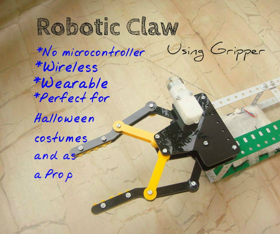 Halloween Robotic Claw 12 Steps With Pictures Instructables