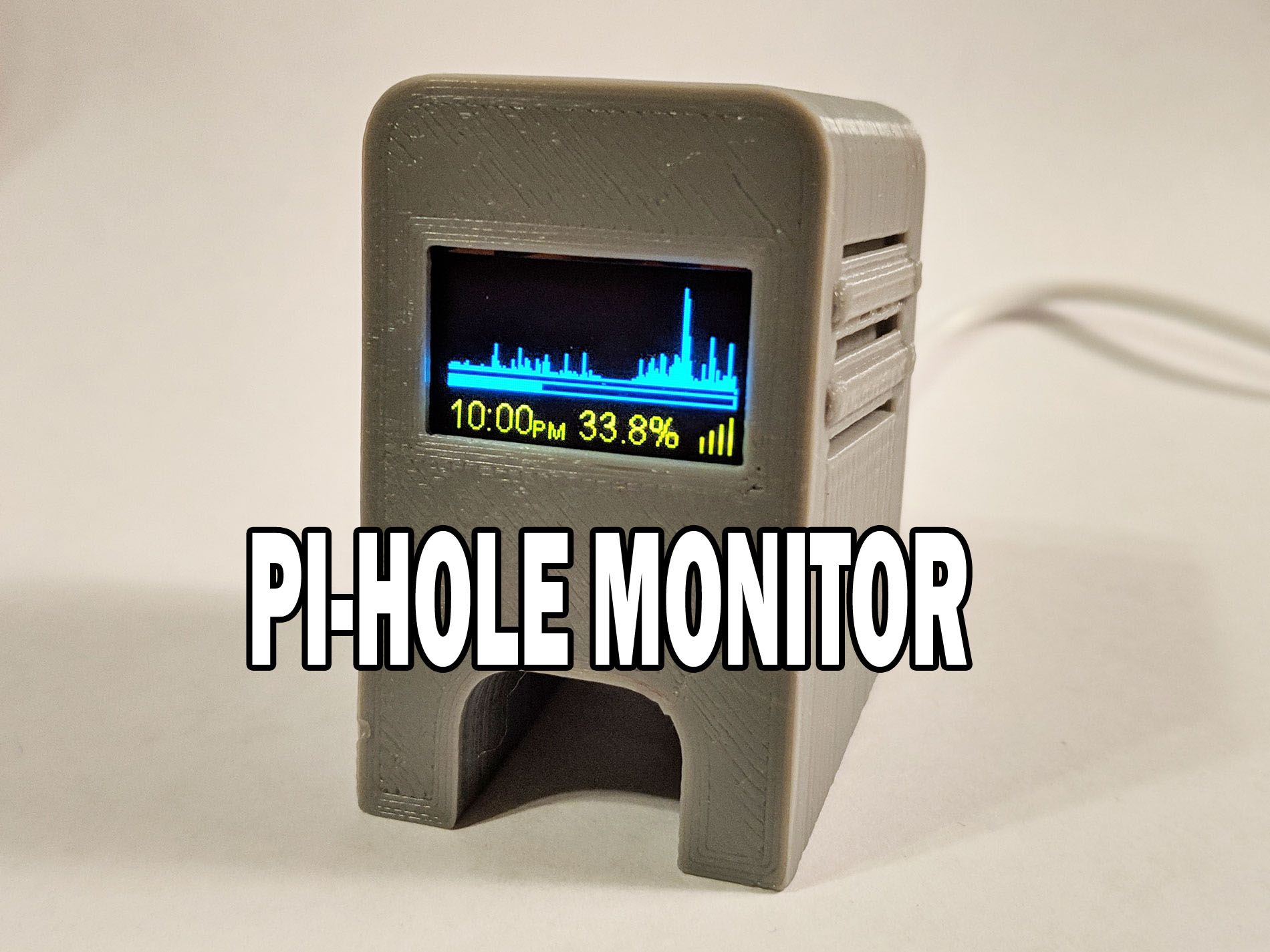 Pi-hole Monitor ESP8266 With OLED Display : 4 Steps - Instructables
