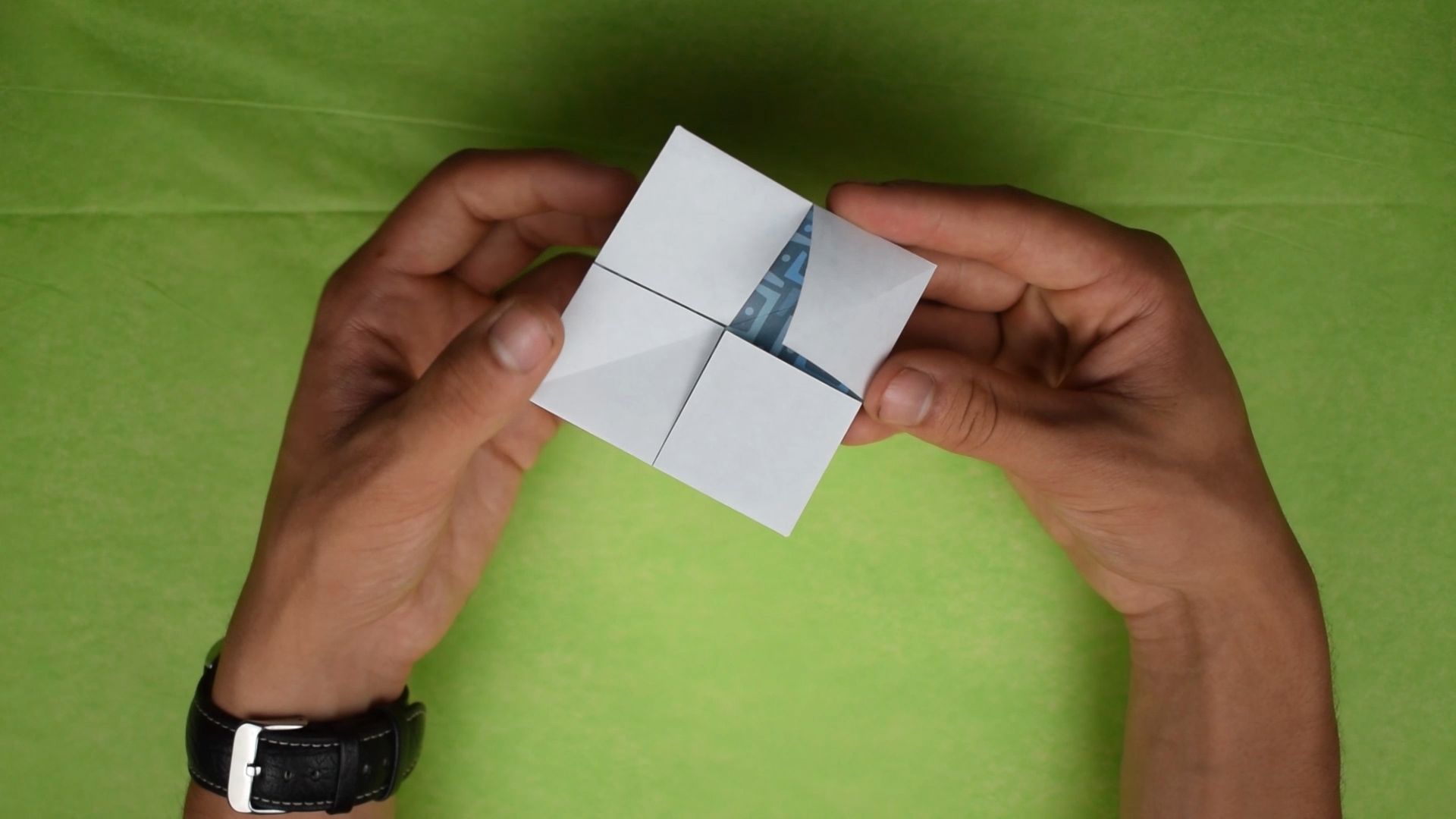 How to Fold an Origami Fortune Teller + How to Use : 7 Steps (with ...