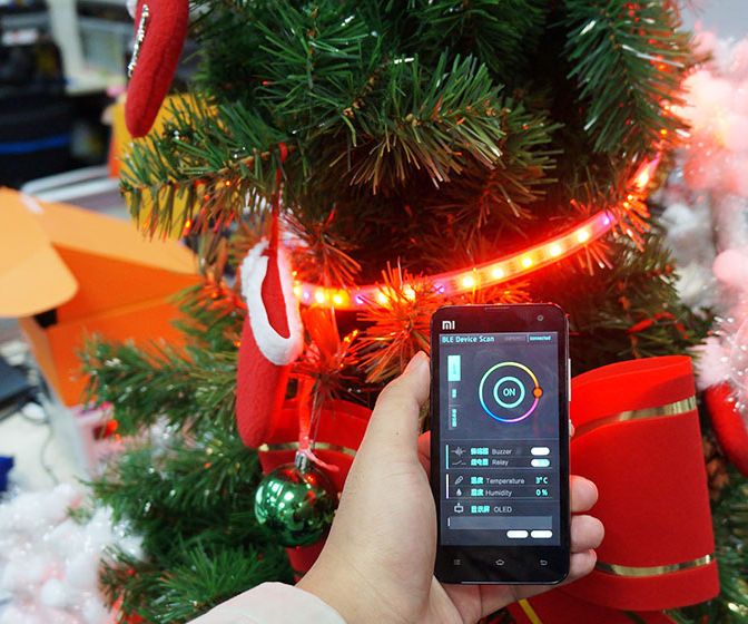 Smart Phone Controlled Christmas Tree With RGB LED Strip : 3 Steps ...