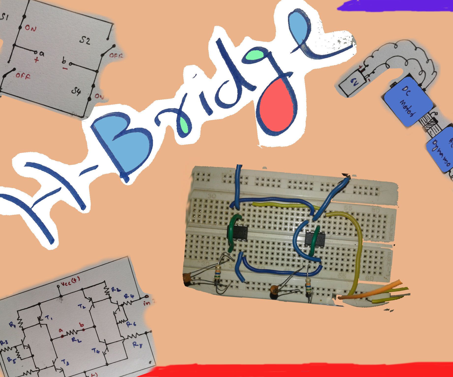 Innocence of the 'Mysterious' H-Bridge : 5 Steps - Instructables