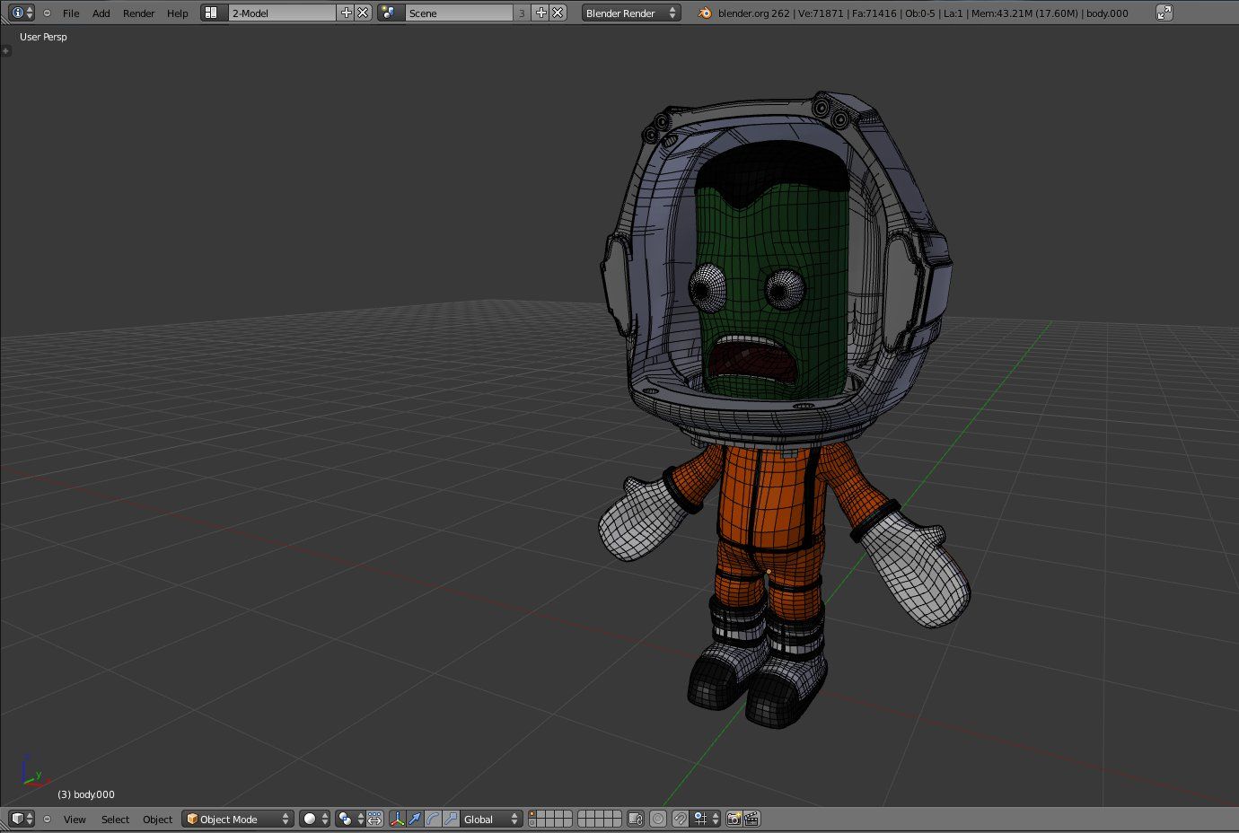 3D Printed Kerbal Figurine (Kerbal Space Program) : 6 Steps (with ...