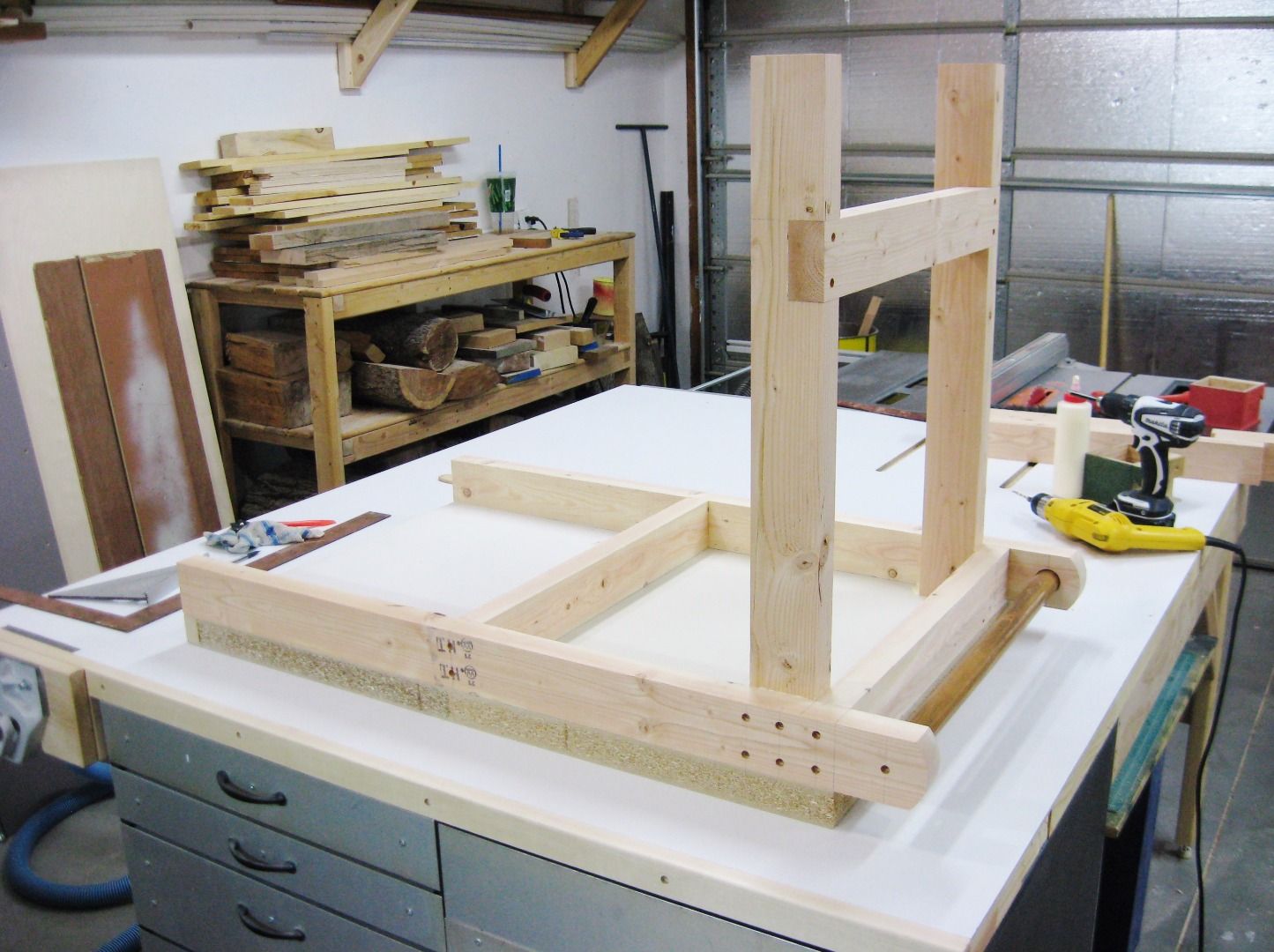 Simple Workshop Cart (with Hidden Drawer) : 11 Steps (with Pictures ...