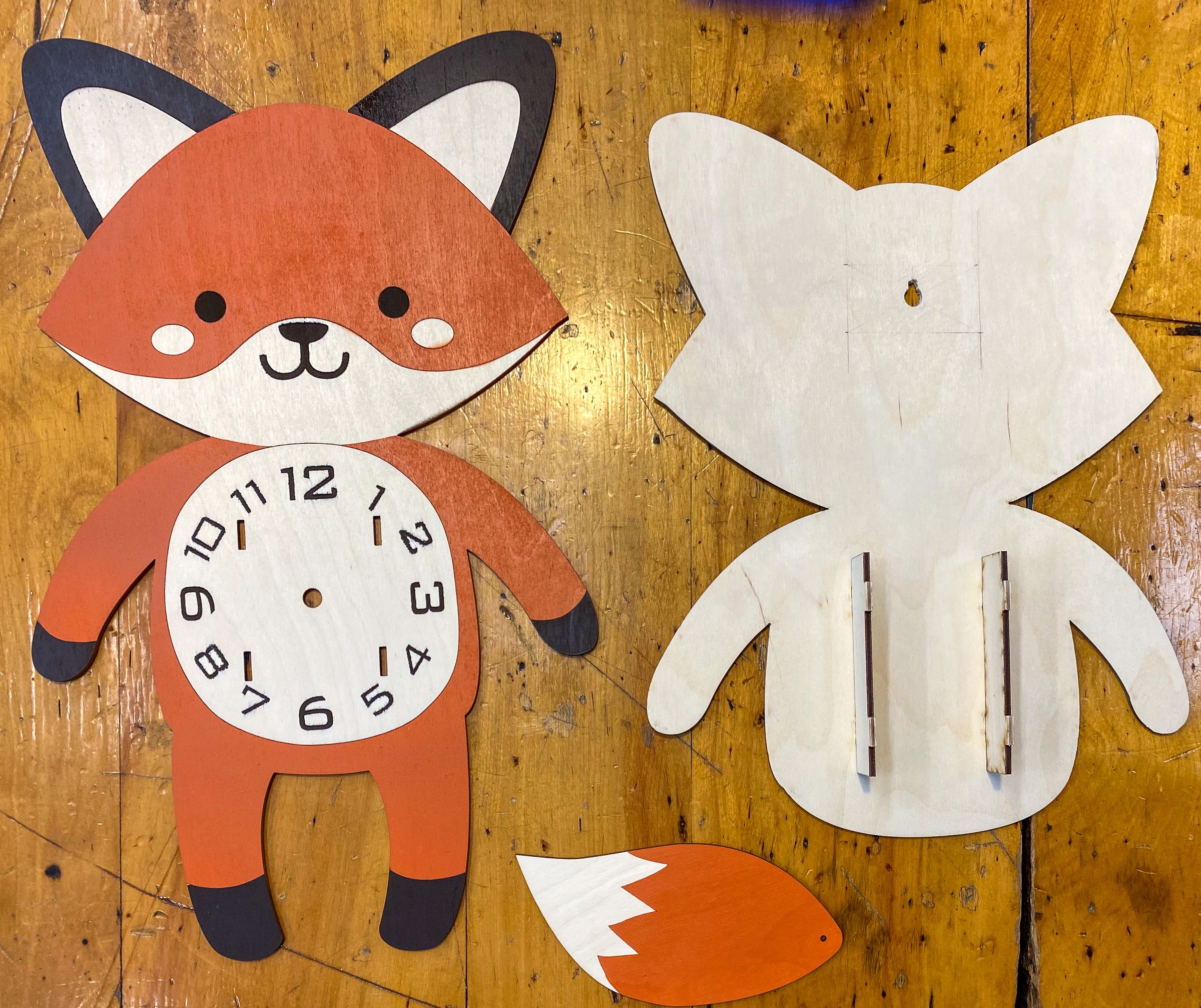 Kids Pendulum Fox Clock : 6 Steps (with Pictures) - Instructables