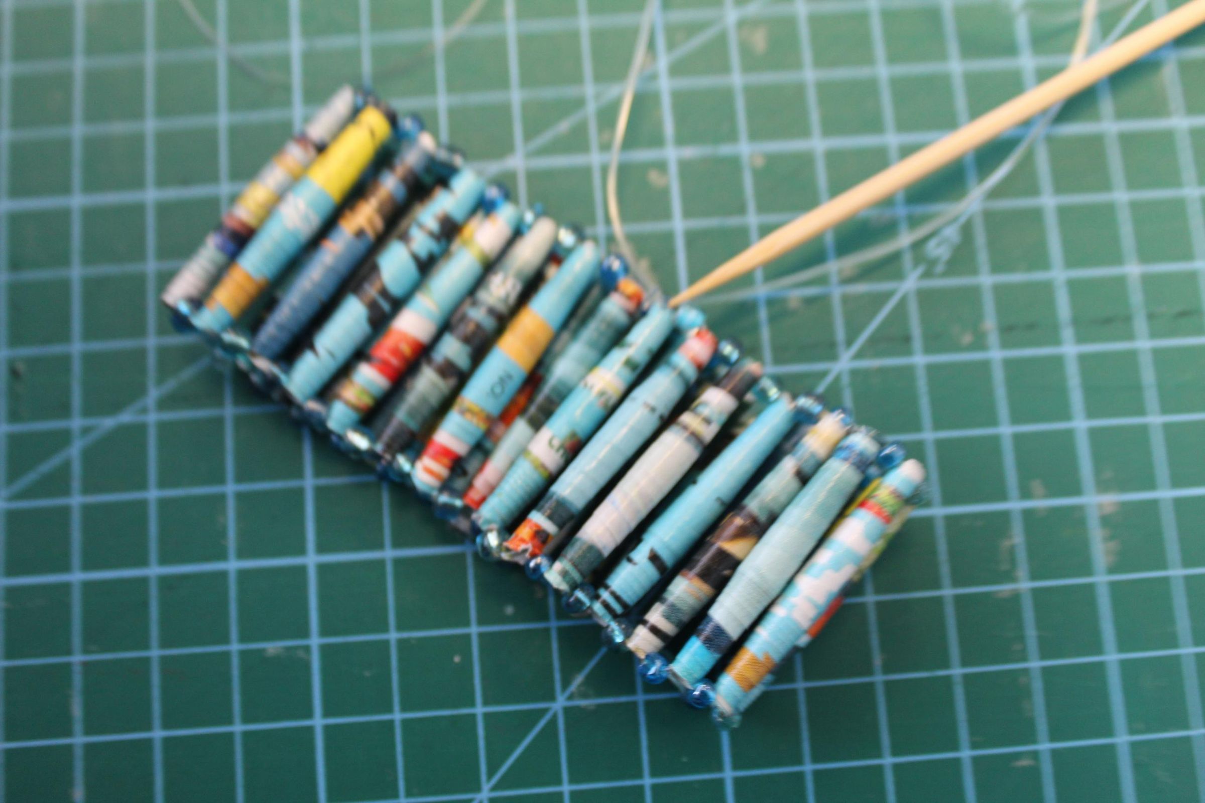 Magnificent Magazine Paper Beaded Bracelet : 10 Steps (with Pictures ...