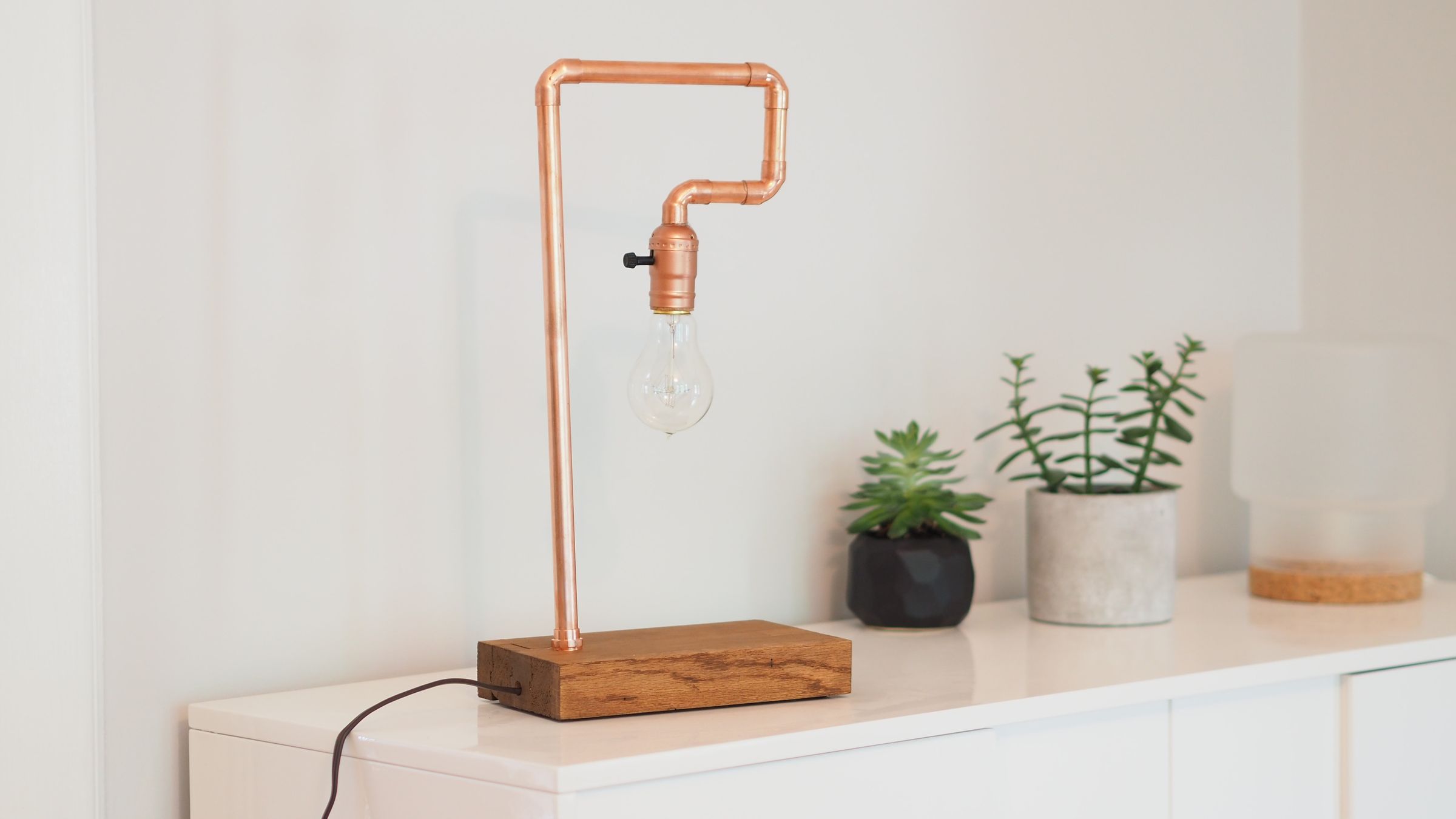 Copper Pipe Table Lamp : 8 Steps (with Pictures) - Instructables
