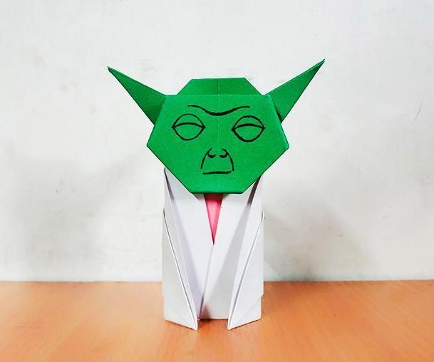 Origami Paper Yoda | Star Wars : 21 Steps (with Pictures) - Instructables