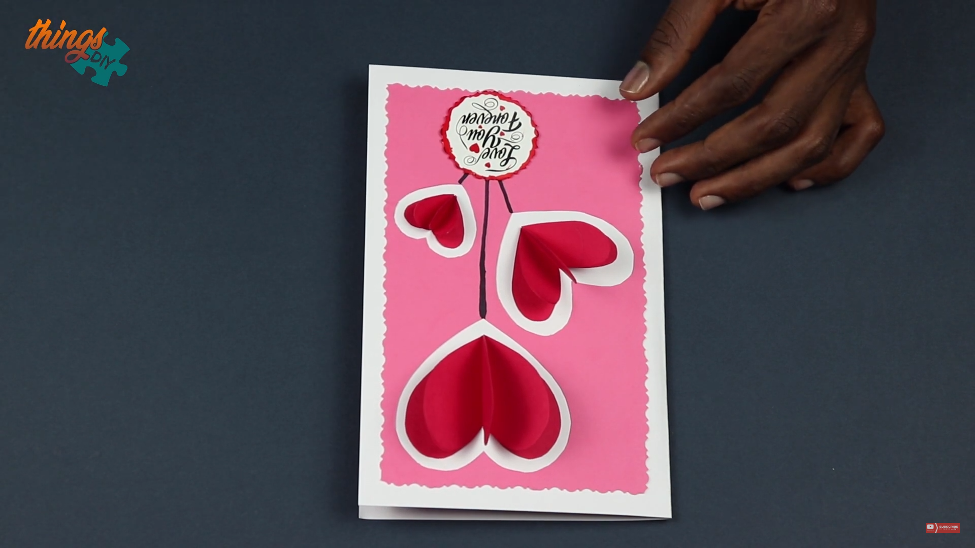 DIY Pop Up Hearts Valentine's Day Card : 7 Steps (with Pictures ...