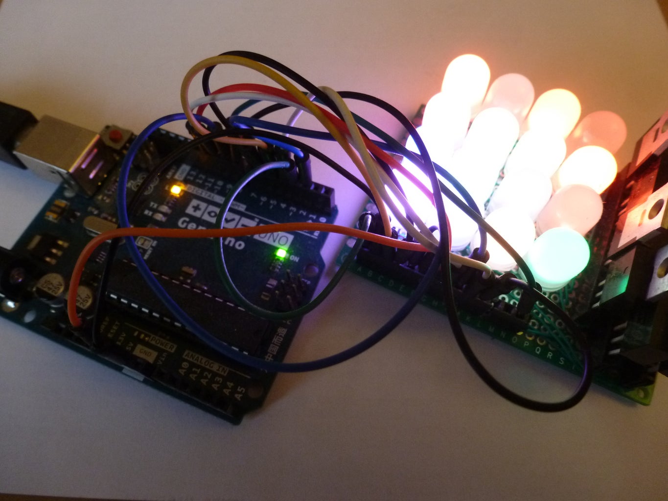 Led Multiplexing 101 6 And 16 Rgb Leds With Just An Arduino 7 Steps With Pictures
