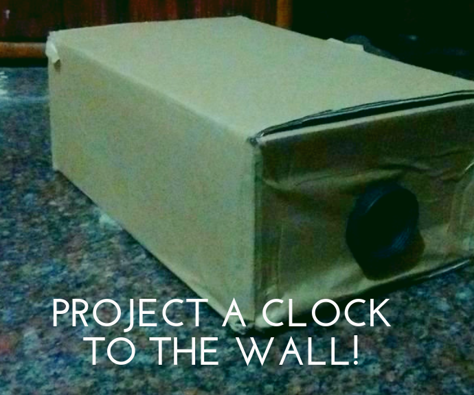 Diy Clock Projector 5 Steps Instructables