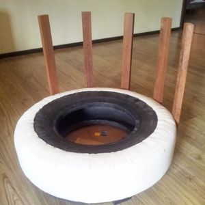 Tire to Round Sofa Chair! : 7 Steps (with Pictures) - Instructables