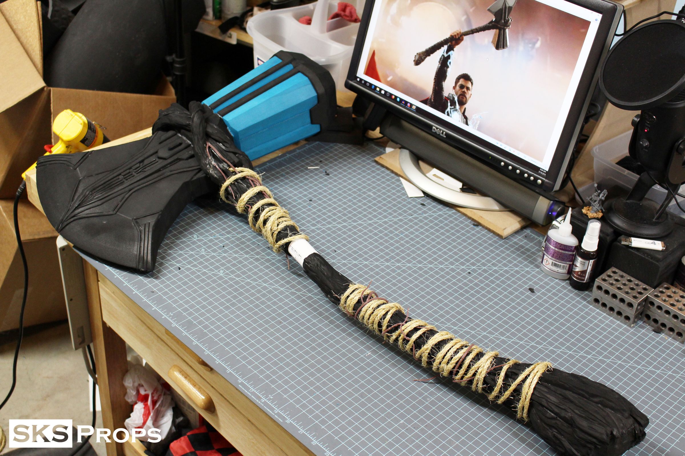 Thor's Stormbreaker Foam Cosplay Weapon - SKS Props : 11 Steps (with ...