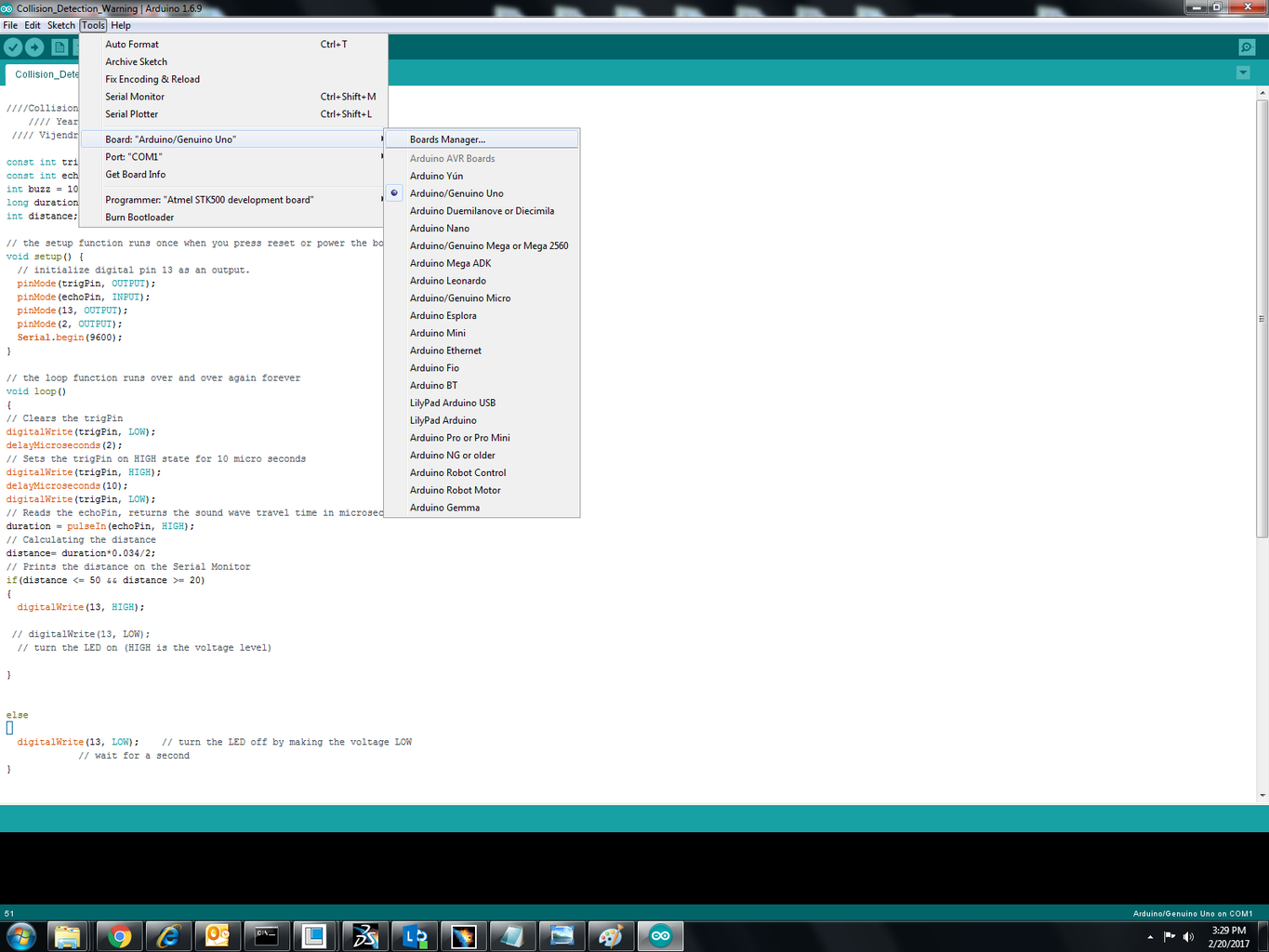 How To Make Arduino Based Collision Detection Warning System 6 Steps With Pictures