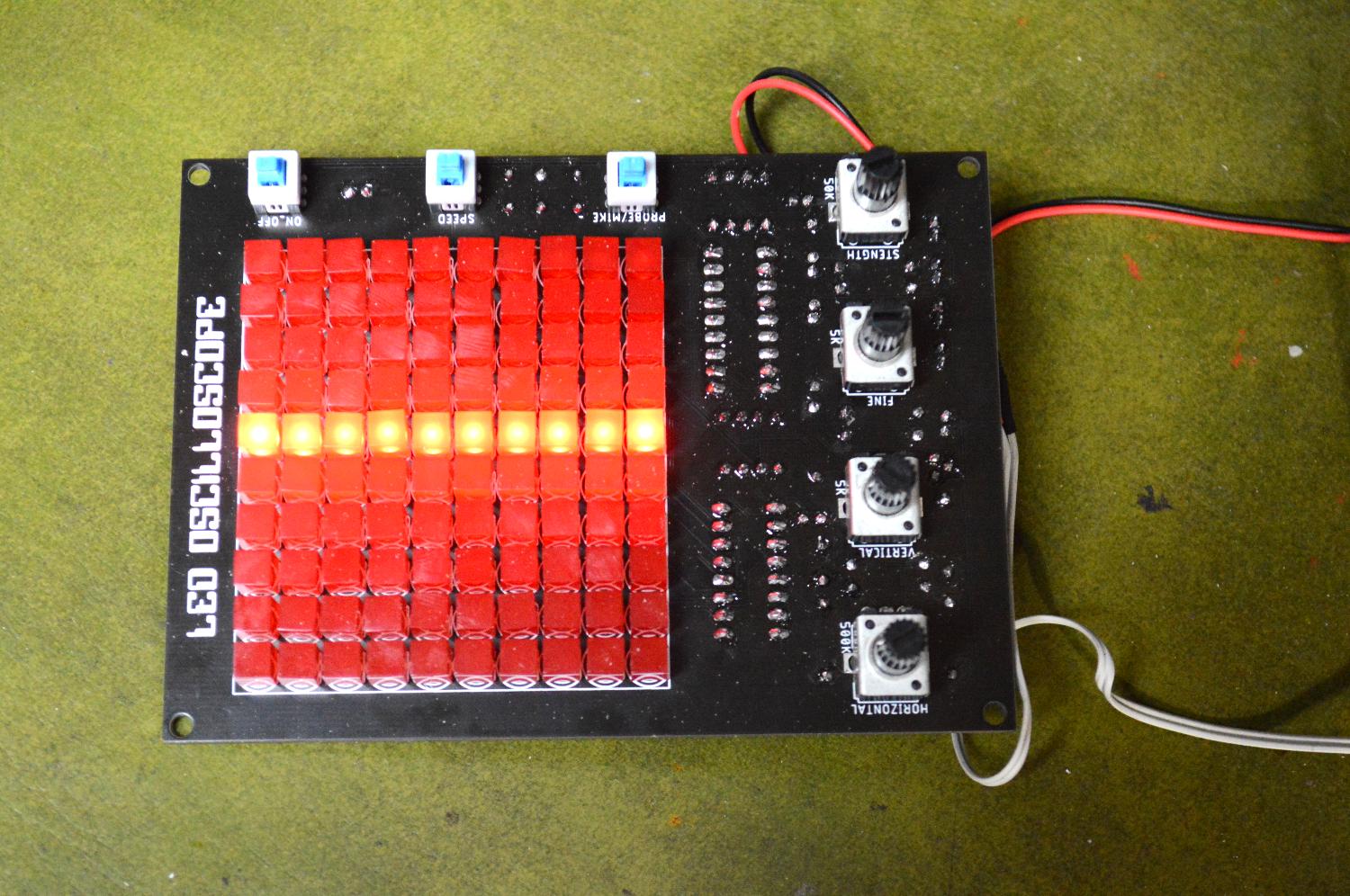 100 LED Oscilloscope : 12 Steps (with Pictures) - Instructables