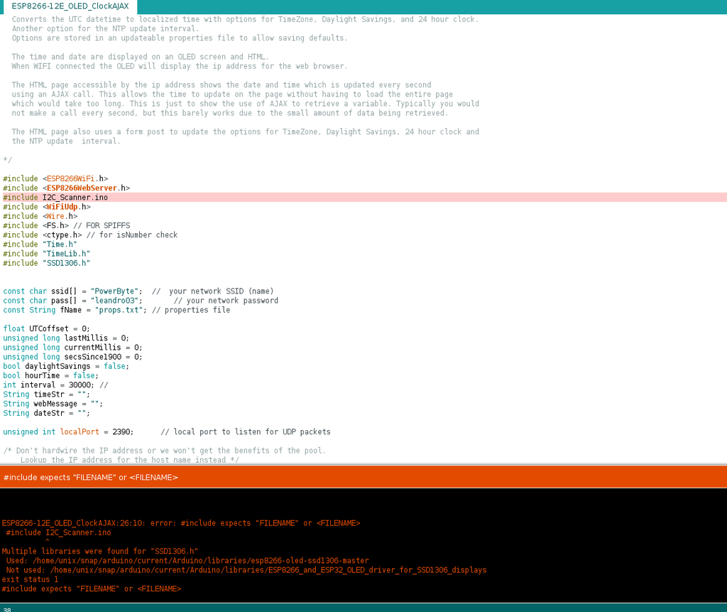 ESP8266 OLED Clock IoT Using AJAX : 4 Steps - Instructables