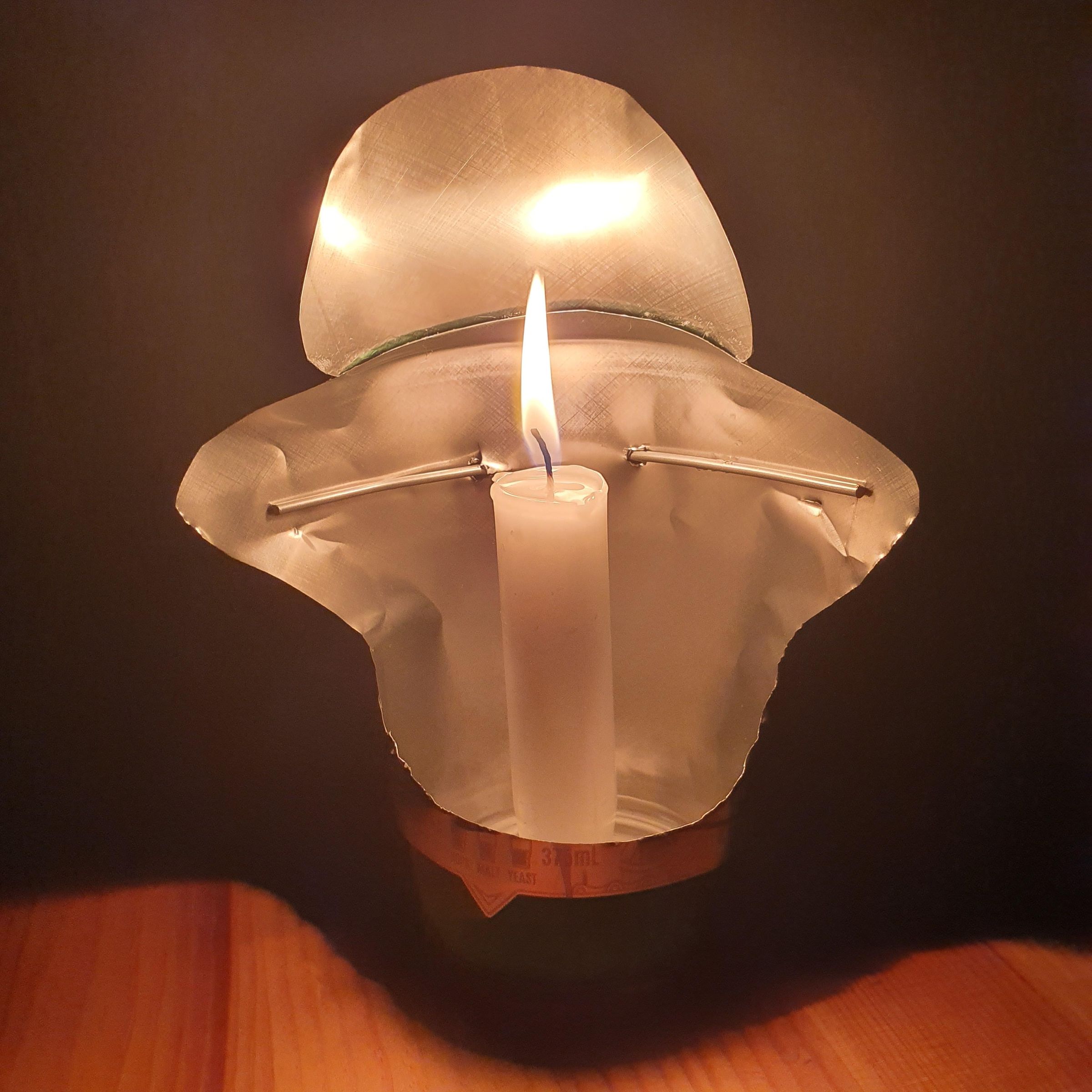 Candle Holder With Parabolic Reflector : 7 Steps - Instructables