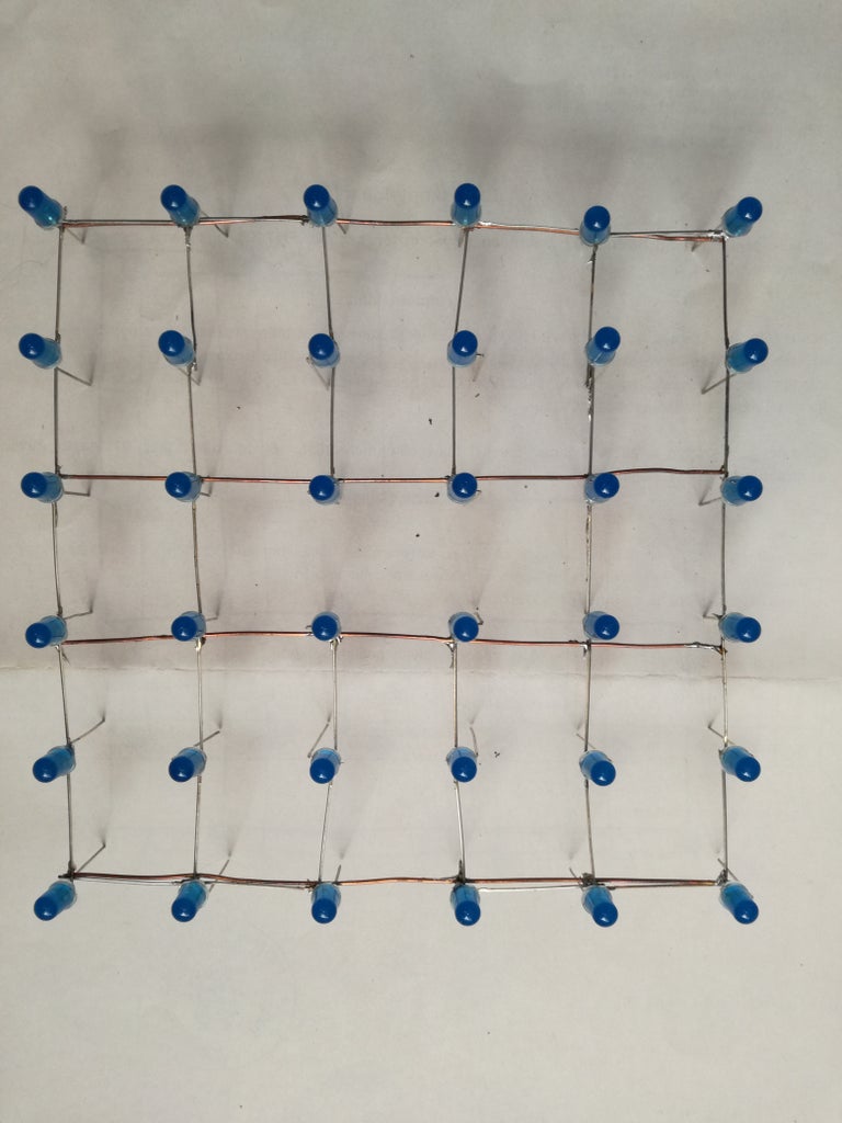 6x6x6 Arduino Led Cube 6 Steps With Pictures Instructables