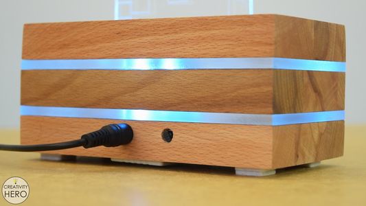 DIY Wood & Acrylic Color-Changing LED Lamp : 12 Steps (with Pictures ...