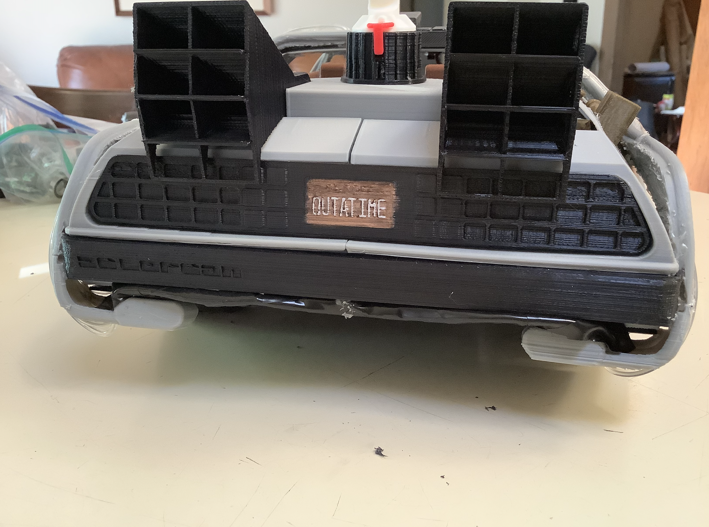 Delorean DMC-12/BTTF Time Machine 3D Printed RC Car : 17 Steps (with ...