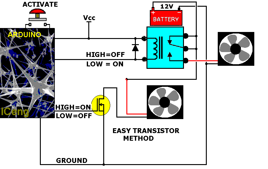 How To Connect 2 Wire Cpu Fan With Arduino Relay Instructables