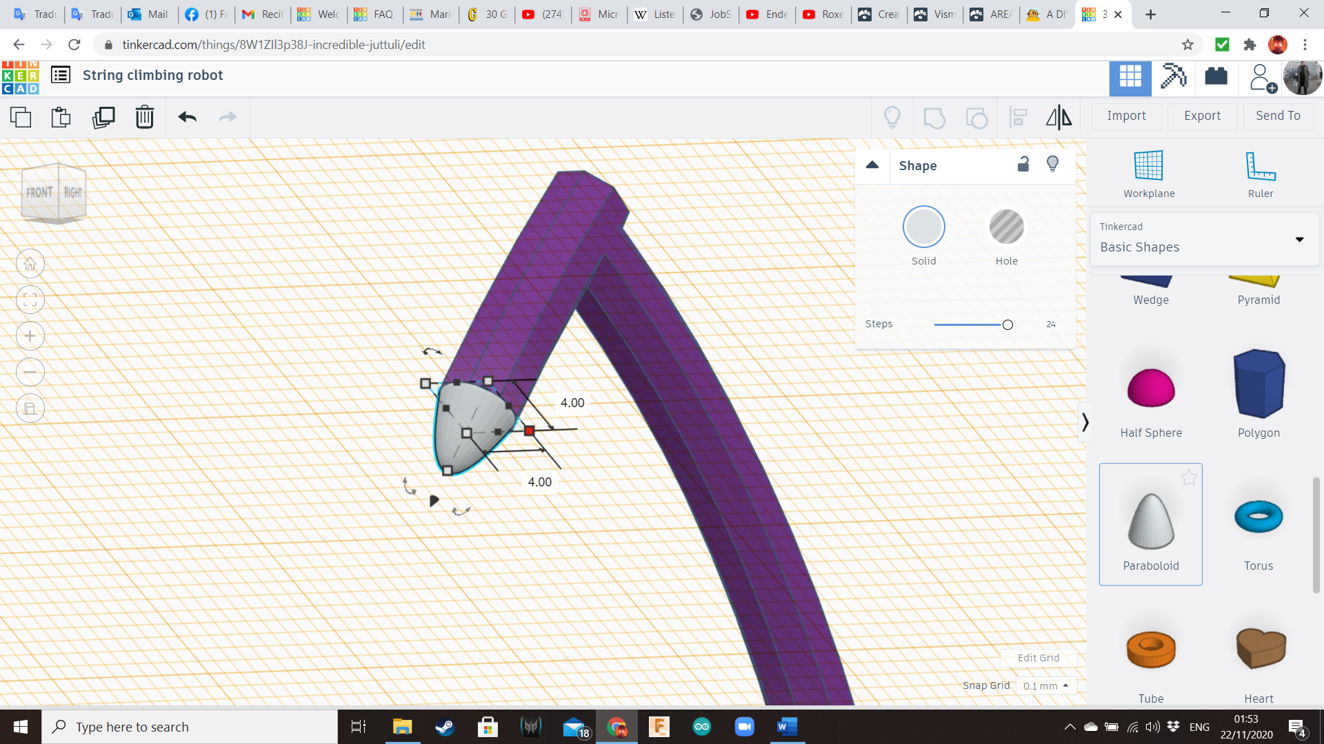 Tinkercad Robotics for School: Evil Zipline Robot! : 17 Steps (with ...