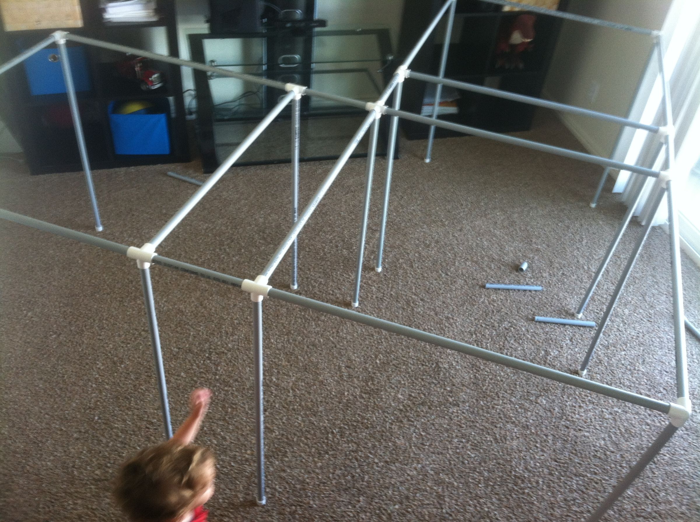 Easy Rebuildable PVC Fort : 3 Steps - Instructables