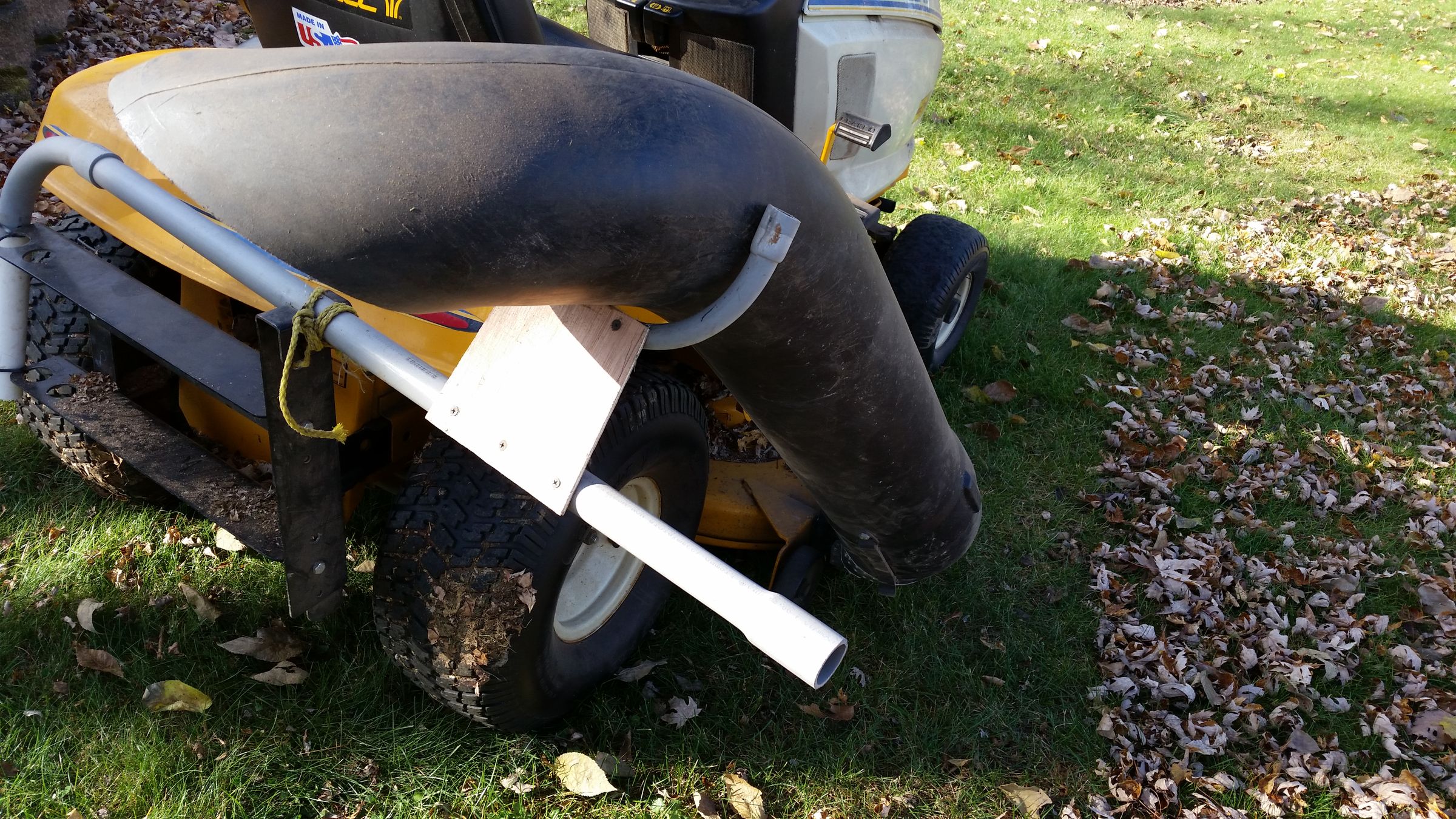 Tarp Leaf Bagging System : 5 Steps (with Pictures) - Instructables