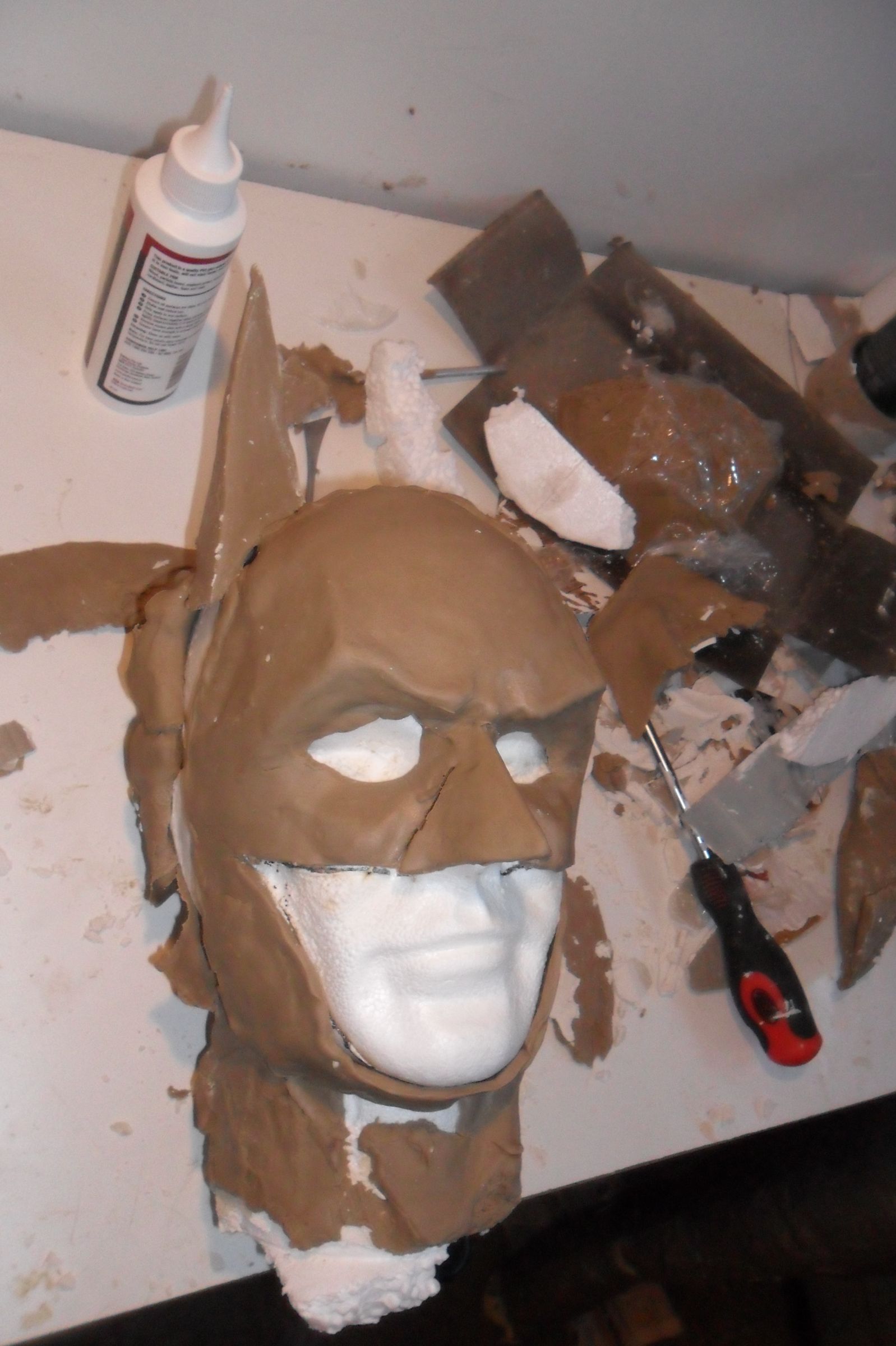 Make Your Own Arkham Batman Cowl : 13 Steps - Instructables