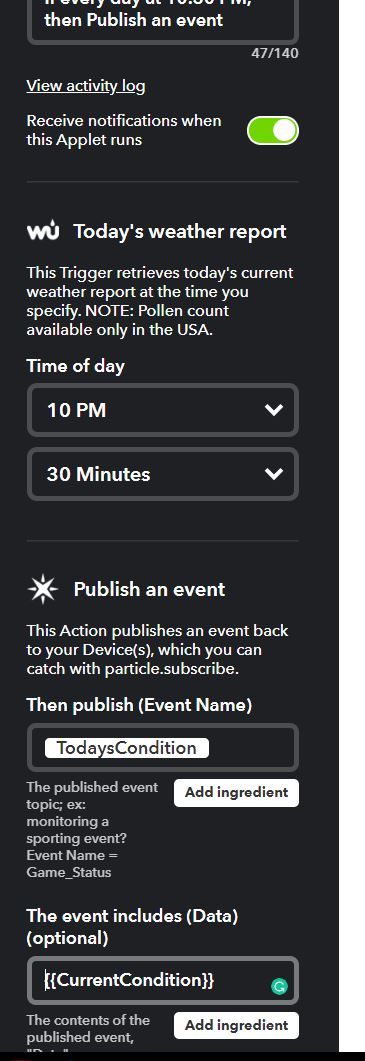 E-Paper Weather Display With Photon and IFTTT : 6 Steps (with Pictures ...