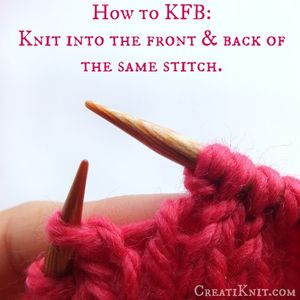 How to Knit Front & Back...an Easy Knitting Stitch! : 5 Steps (with ...
