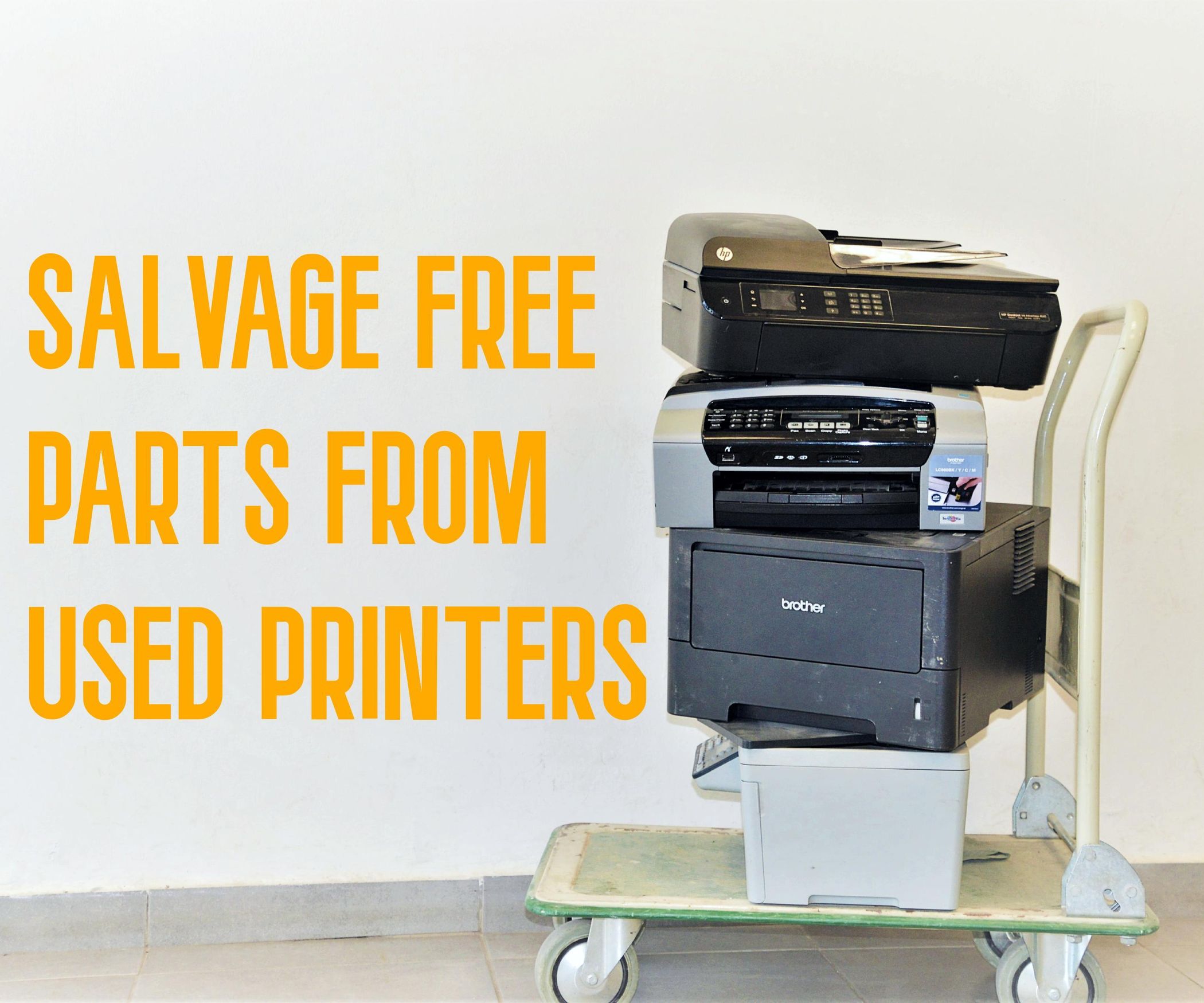 Salvage Parts From Old Printers : 10 Steps (with Pictures) - Instructables