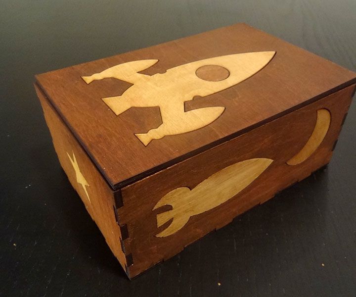 Laser Cut Box With "inlay" Designs. : 5 Steps (with Pictures ...