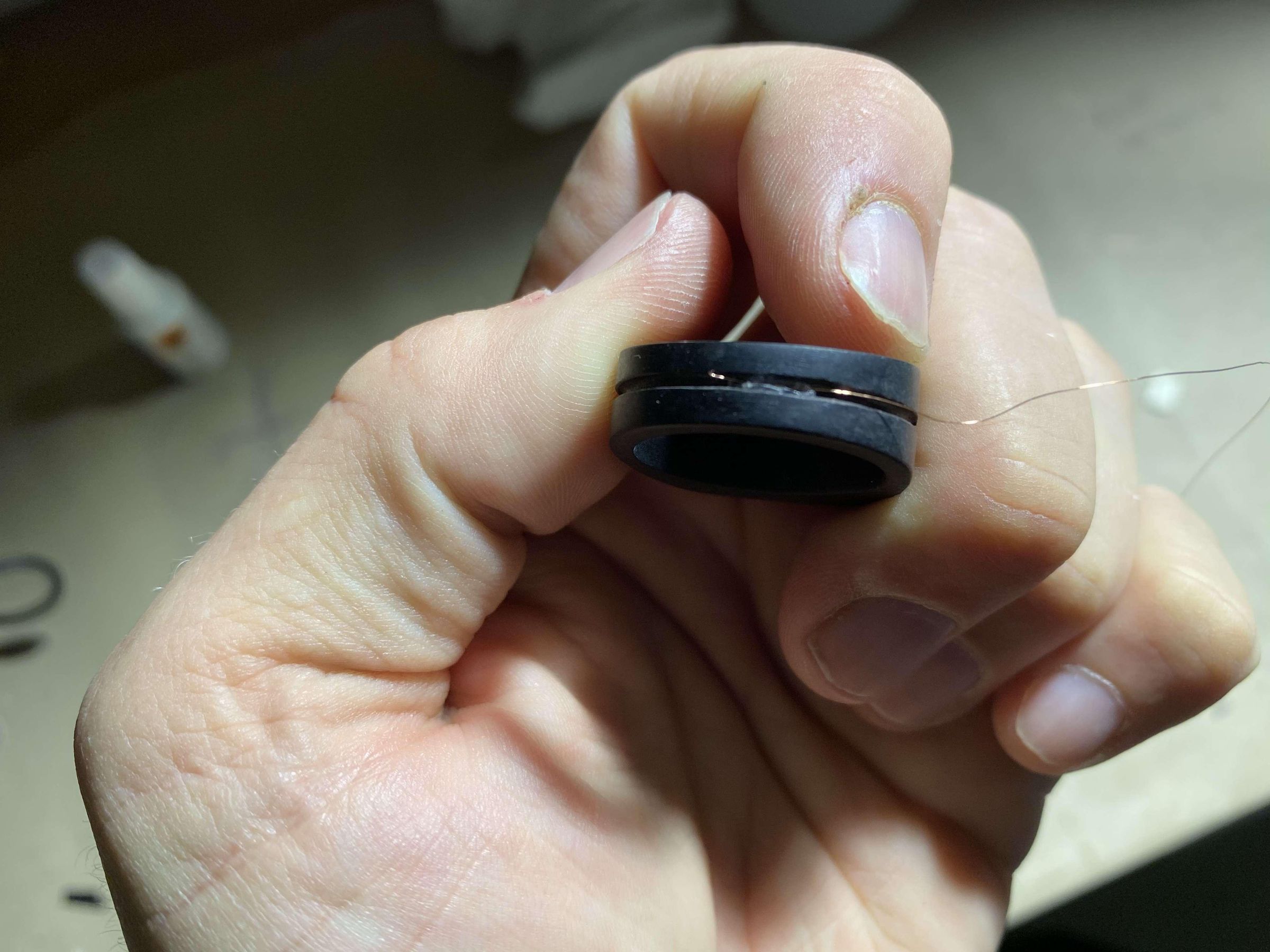 Contactless Payment Signet Ring - Built With Coil on Chip - Chip With ...