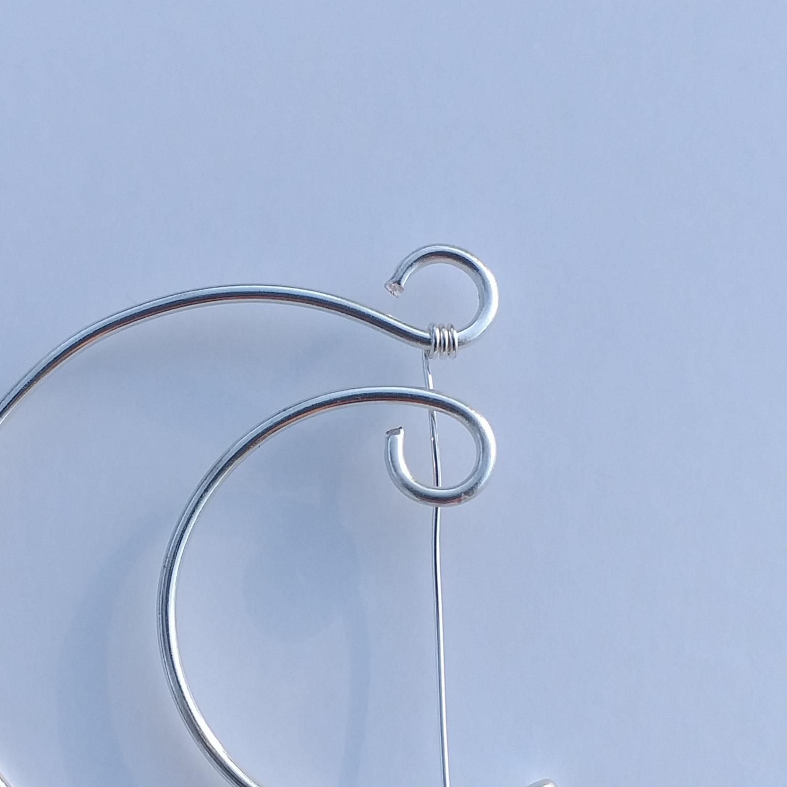 How to Make a Crescent Moon Pendant Using Wire : 11 Steps (with ...
