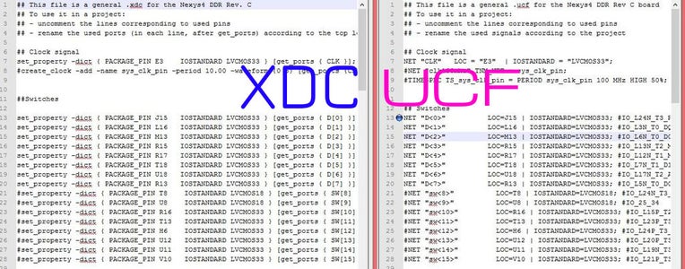How to Convert From UCF to XDC File : 7 Steps - Instructables