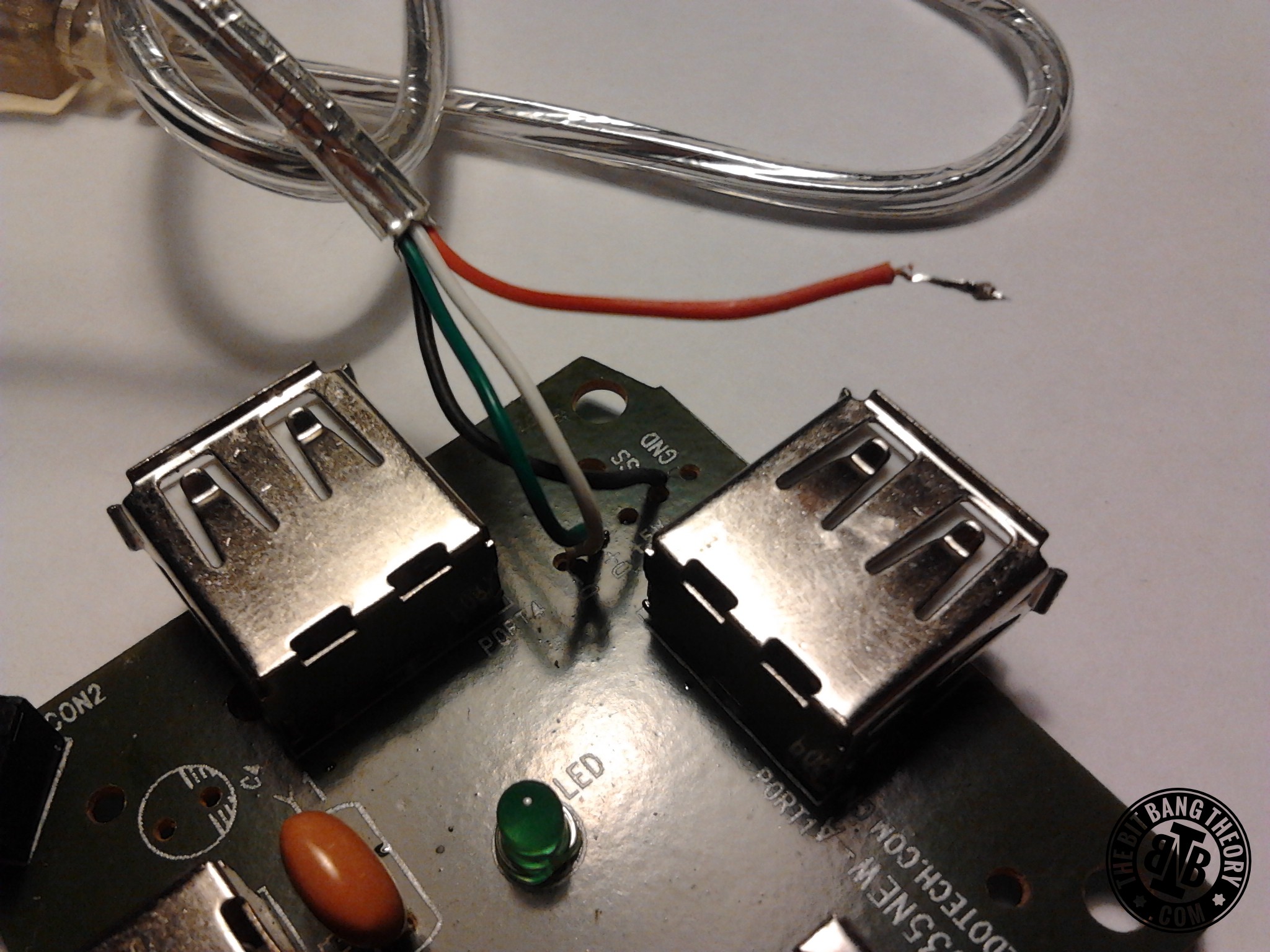 Adding an External Power Supply to a Cheap USB Hub : 5 Steps ...