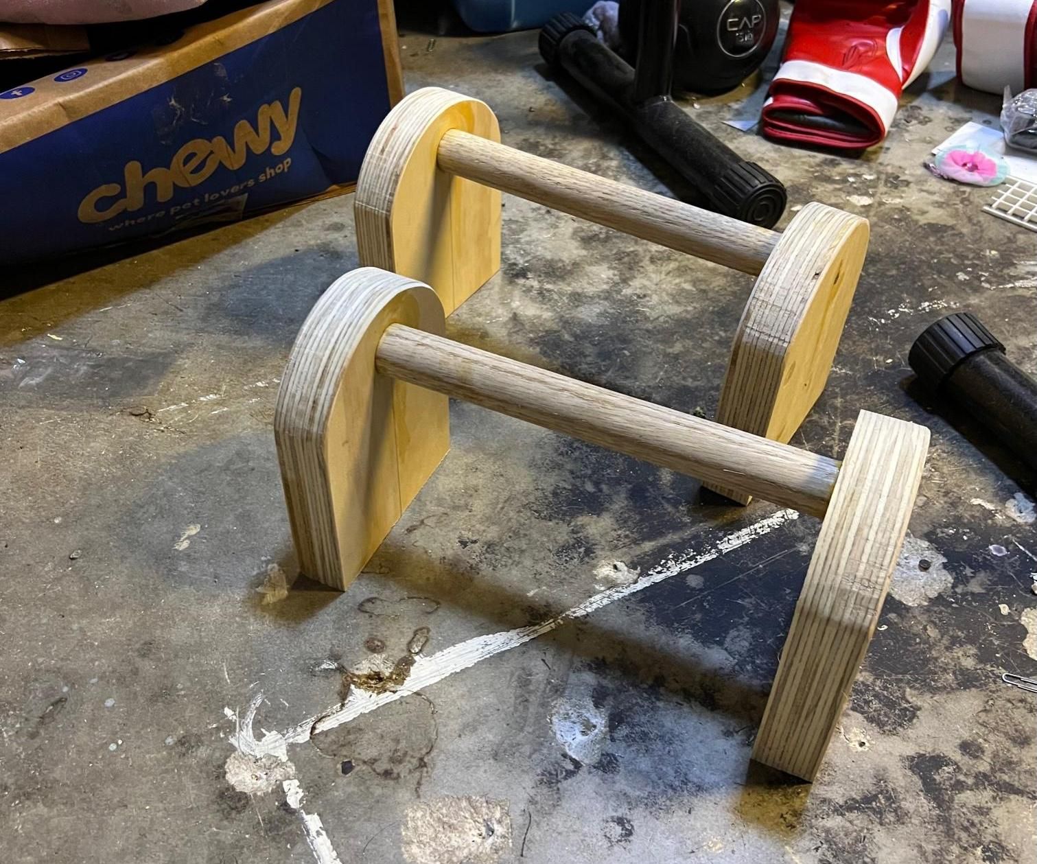 DIY Parallettes From Plywood - Three Sizes : 4 Steps (with Pictures ...