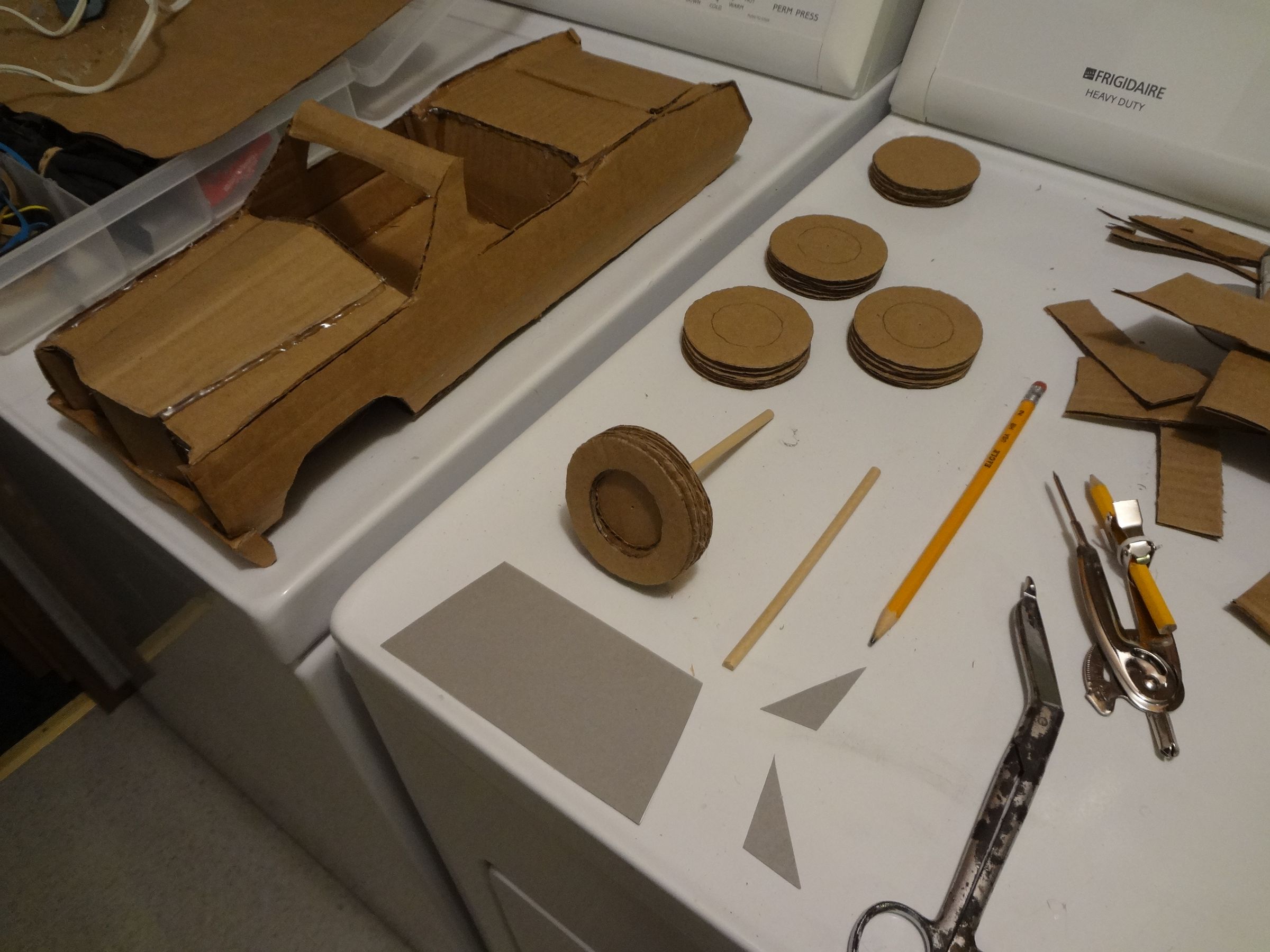 Paper Mache Cardboard Car. : 7 Steps (with Pictures) - Instructables