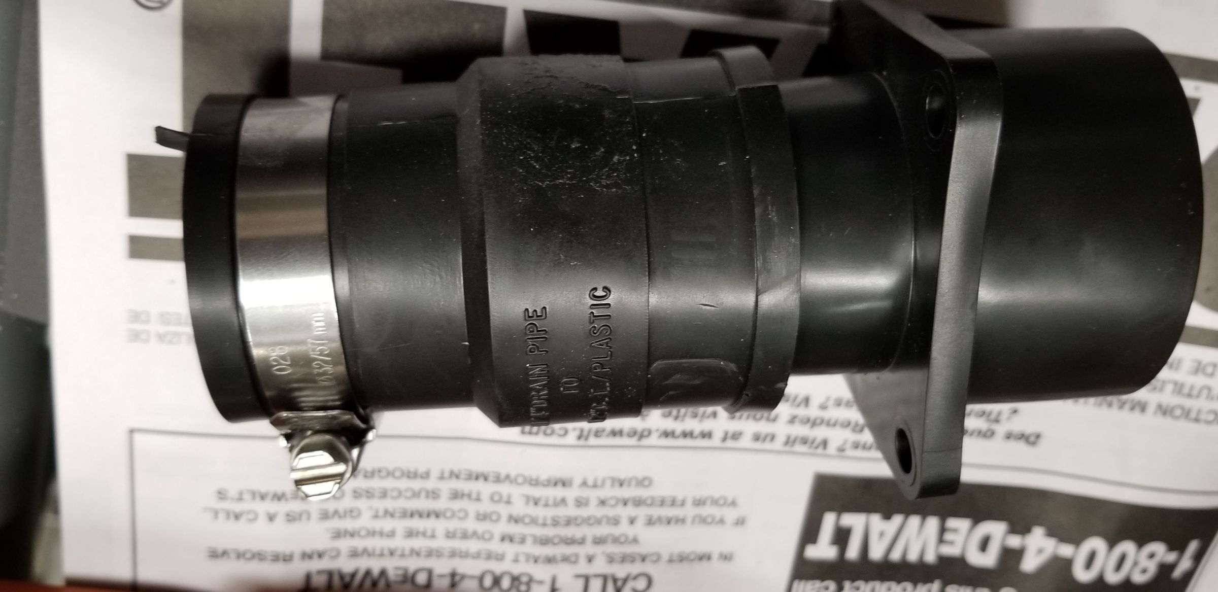 My Home Made Shop Vac Adapter for DeWALT DWS779/ DWS780 Miter Saw : 6 ...