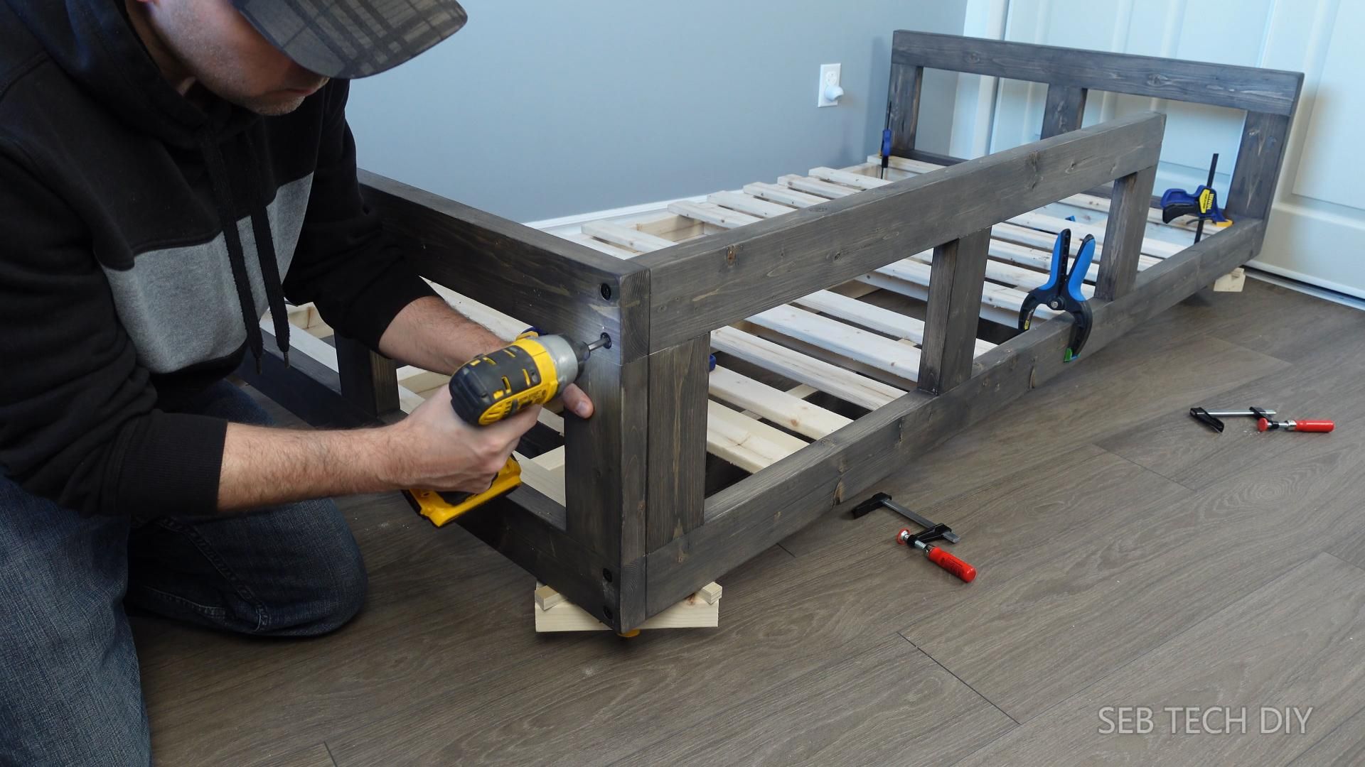 DIY Floating Bed Frame : 14 Steps (with Pictures) - Instructables