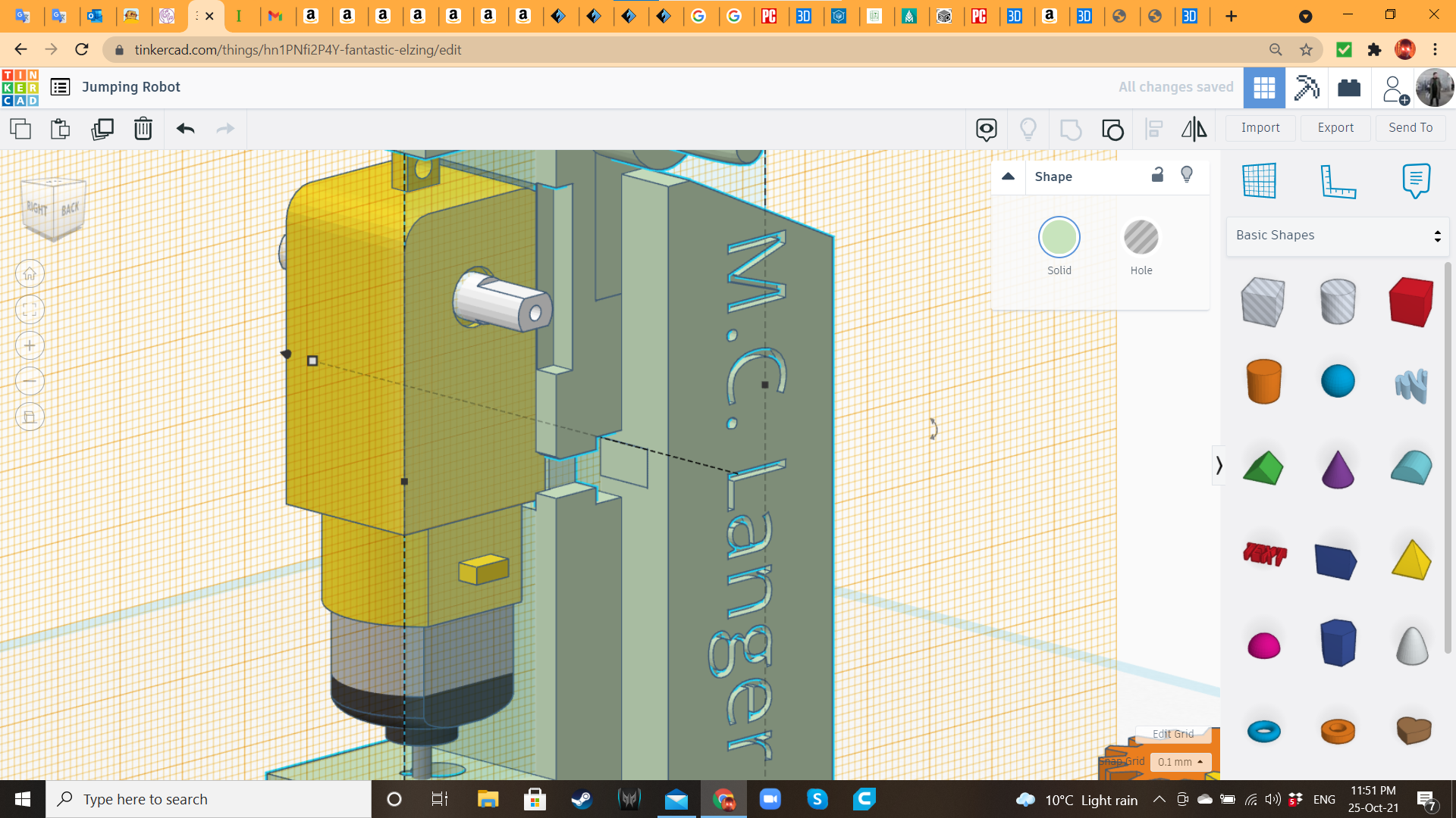 Tinkercad Robotics for School: Gerbil, the Jumping Robot! : 18 Steps ...