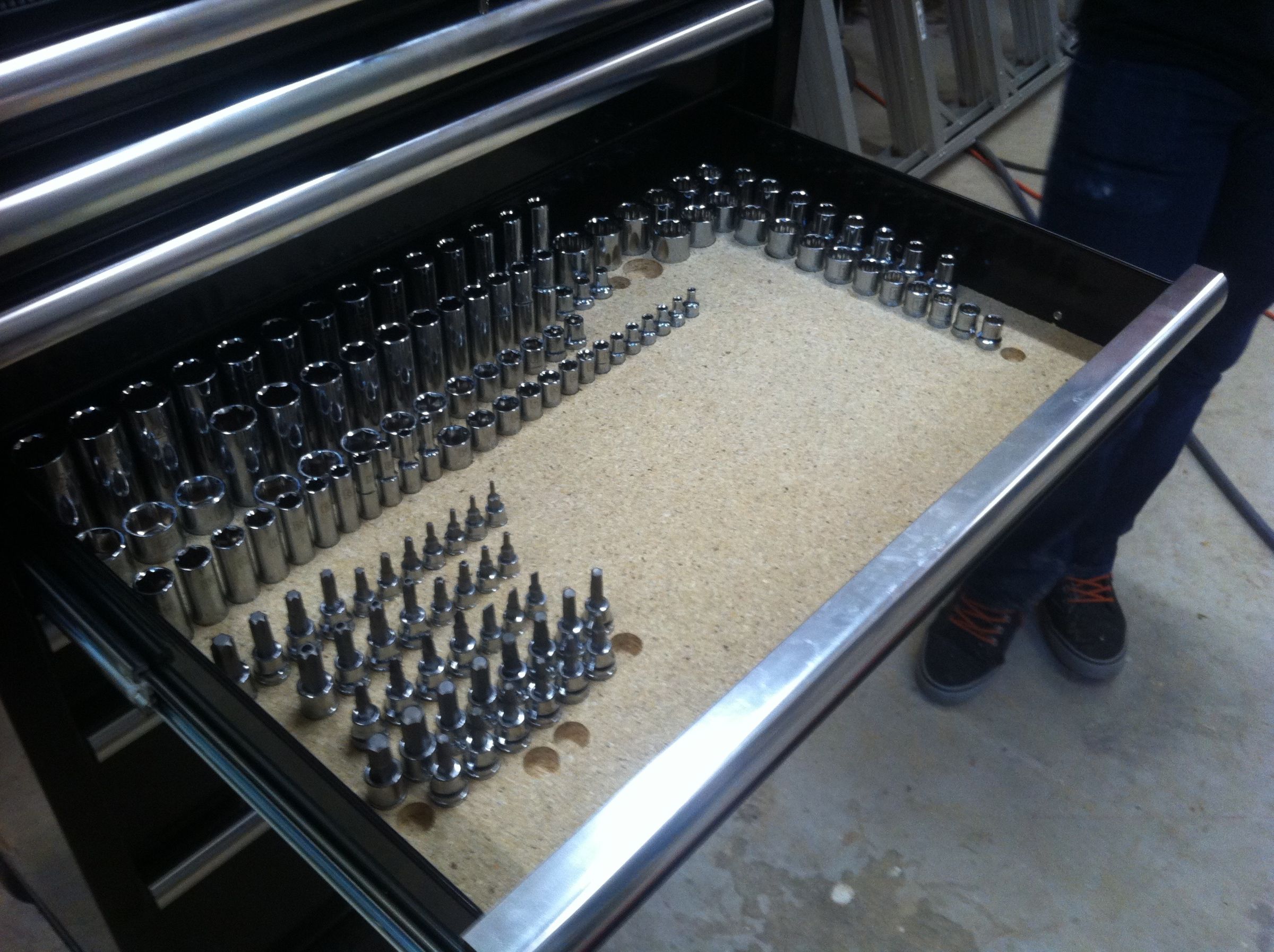 CNC Socket Holder Organising Tray : 5 Steps (with Pictures) - Instructables
